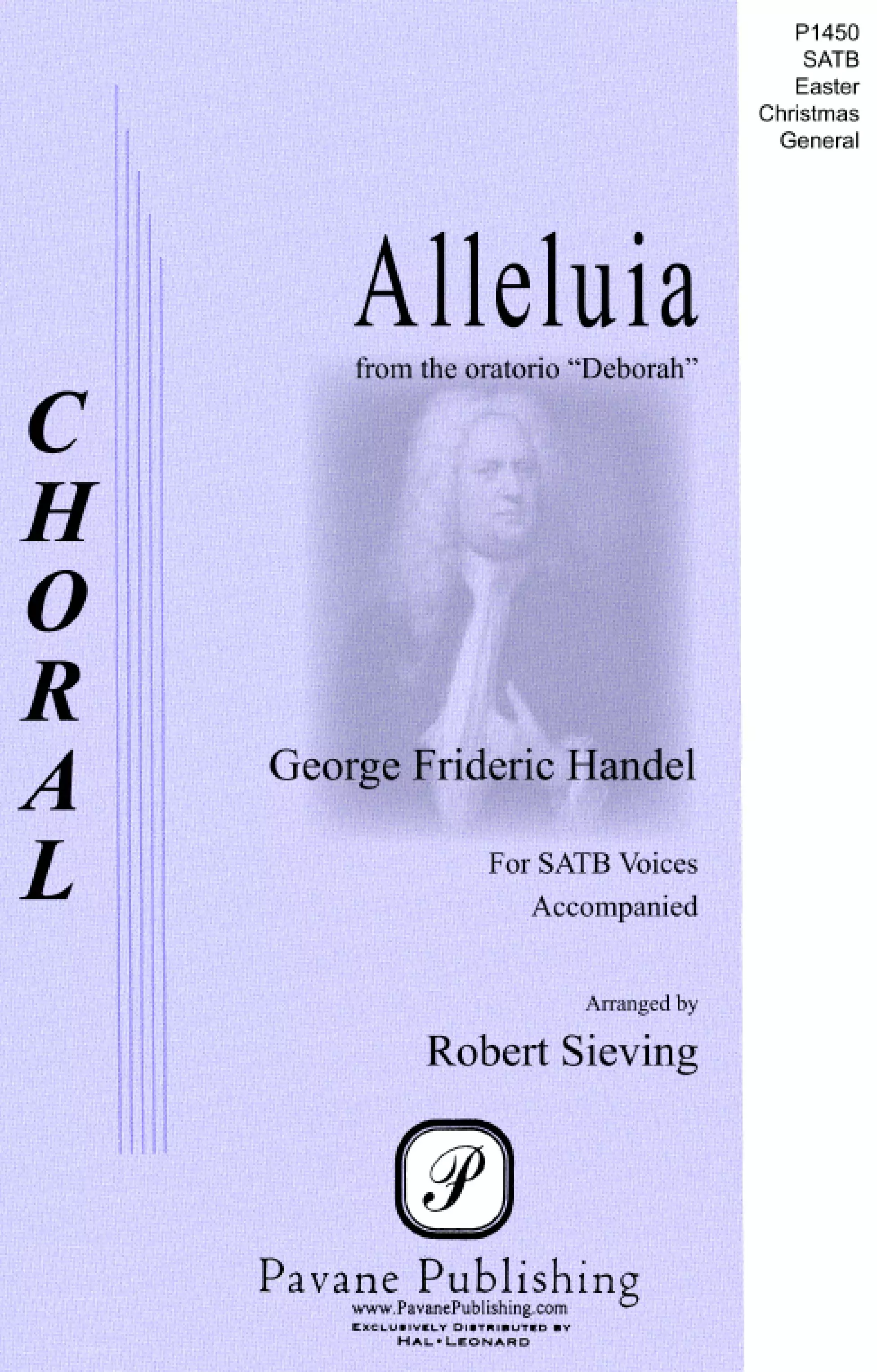 Alleluia From The Oratorio Deborah - All Products - Pavane Publishing