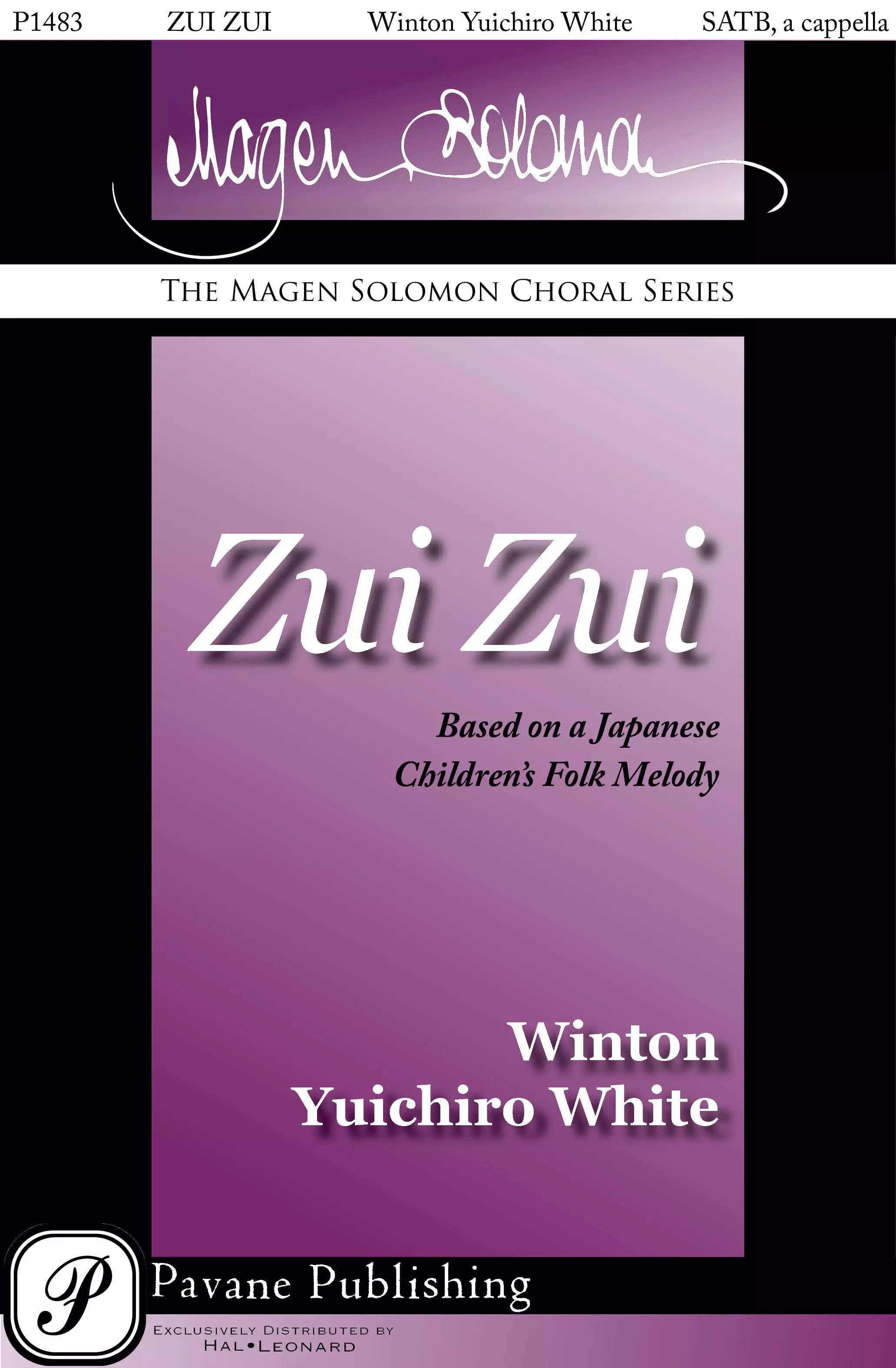 Zui Zui - SATB - Choral Score - Pavane Publishing