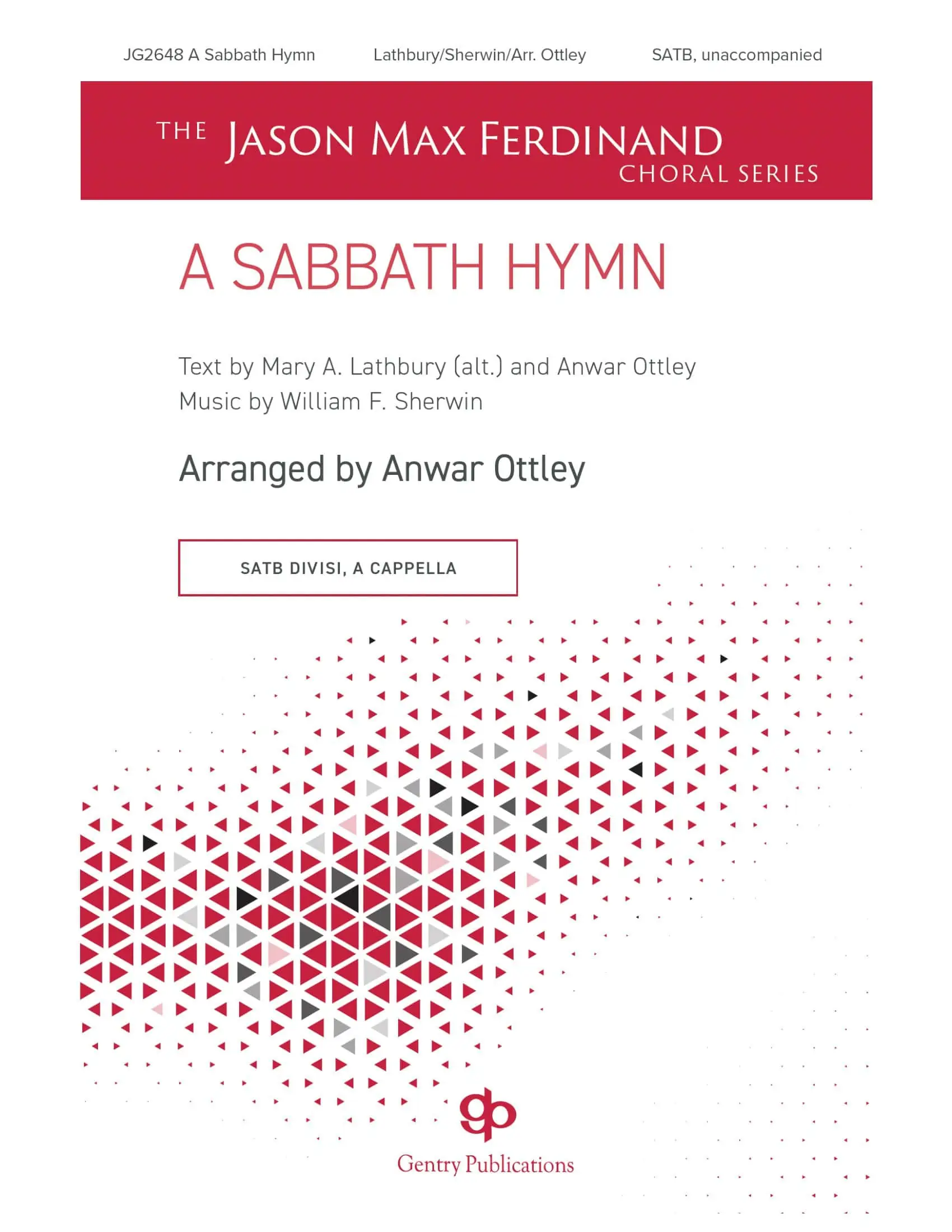 A Sabbath Hymn - All Products - Gentry Publications