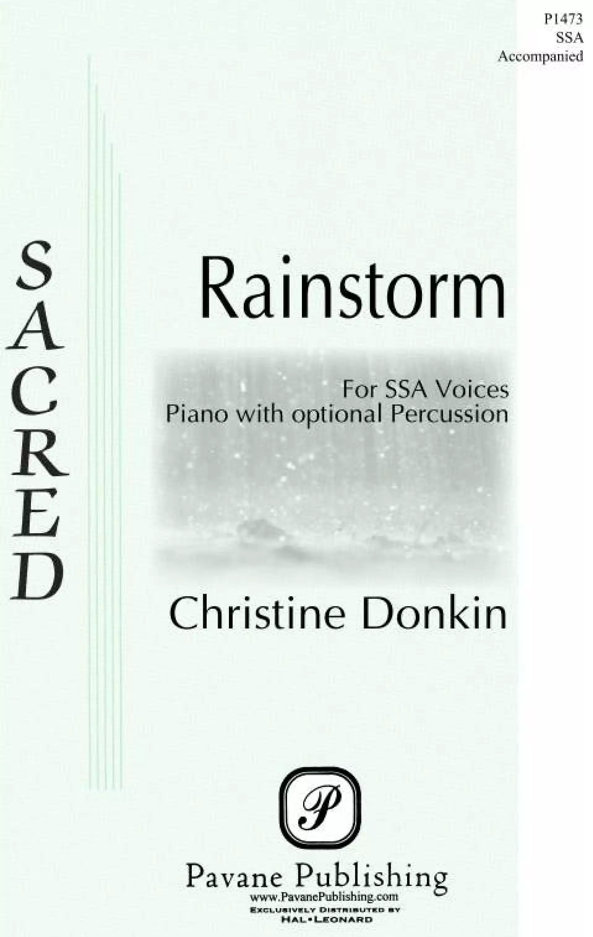 Rainstorm - All Products - Pavane Publishing