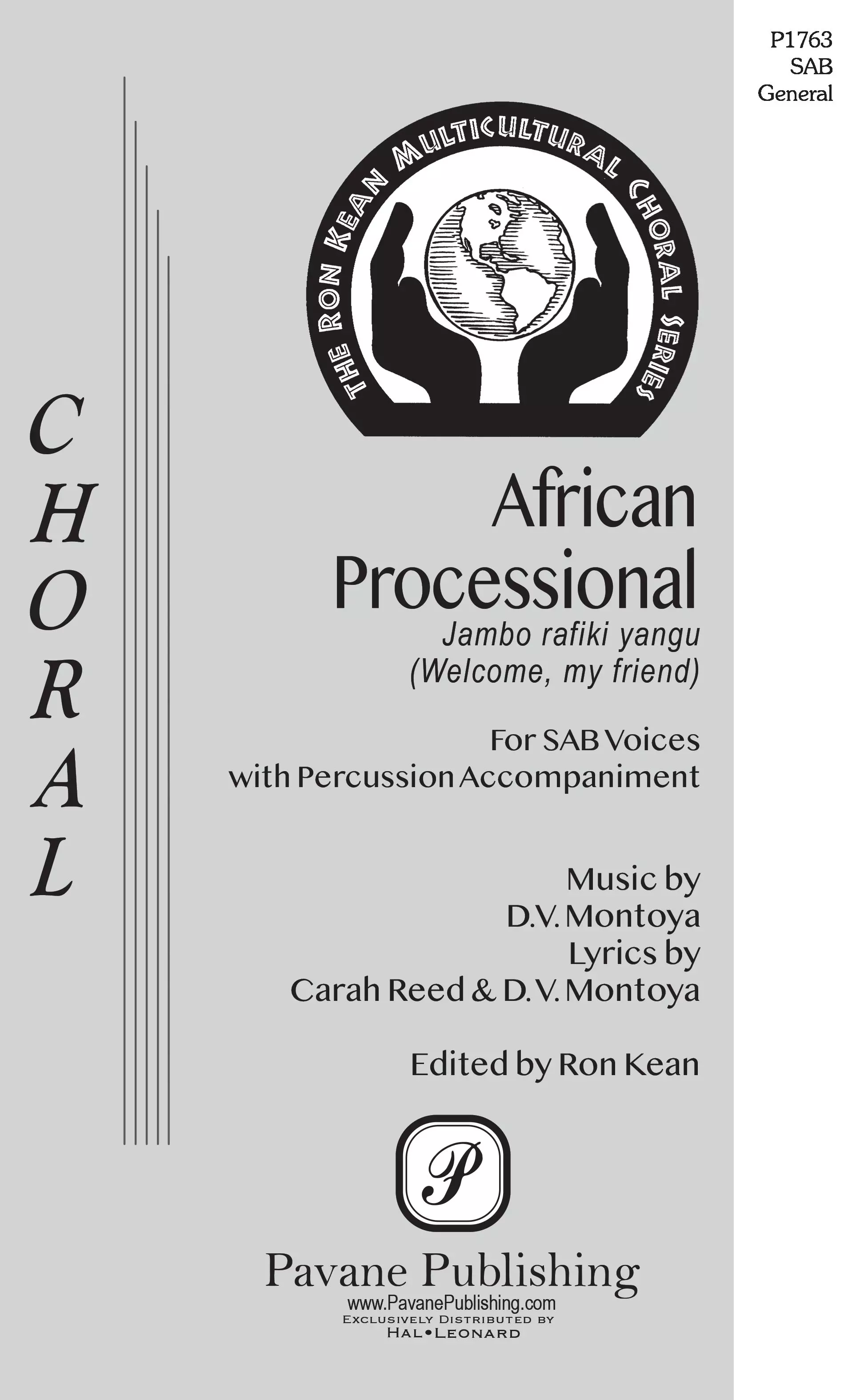 African Processional - SAB - Choral Score - Pavane Publishing