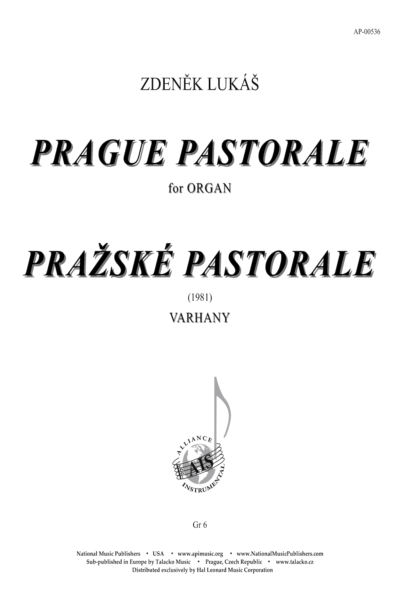 Prague Pastorale - Organ Solo - Organ