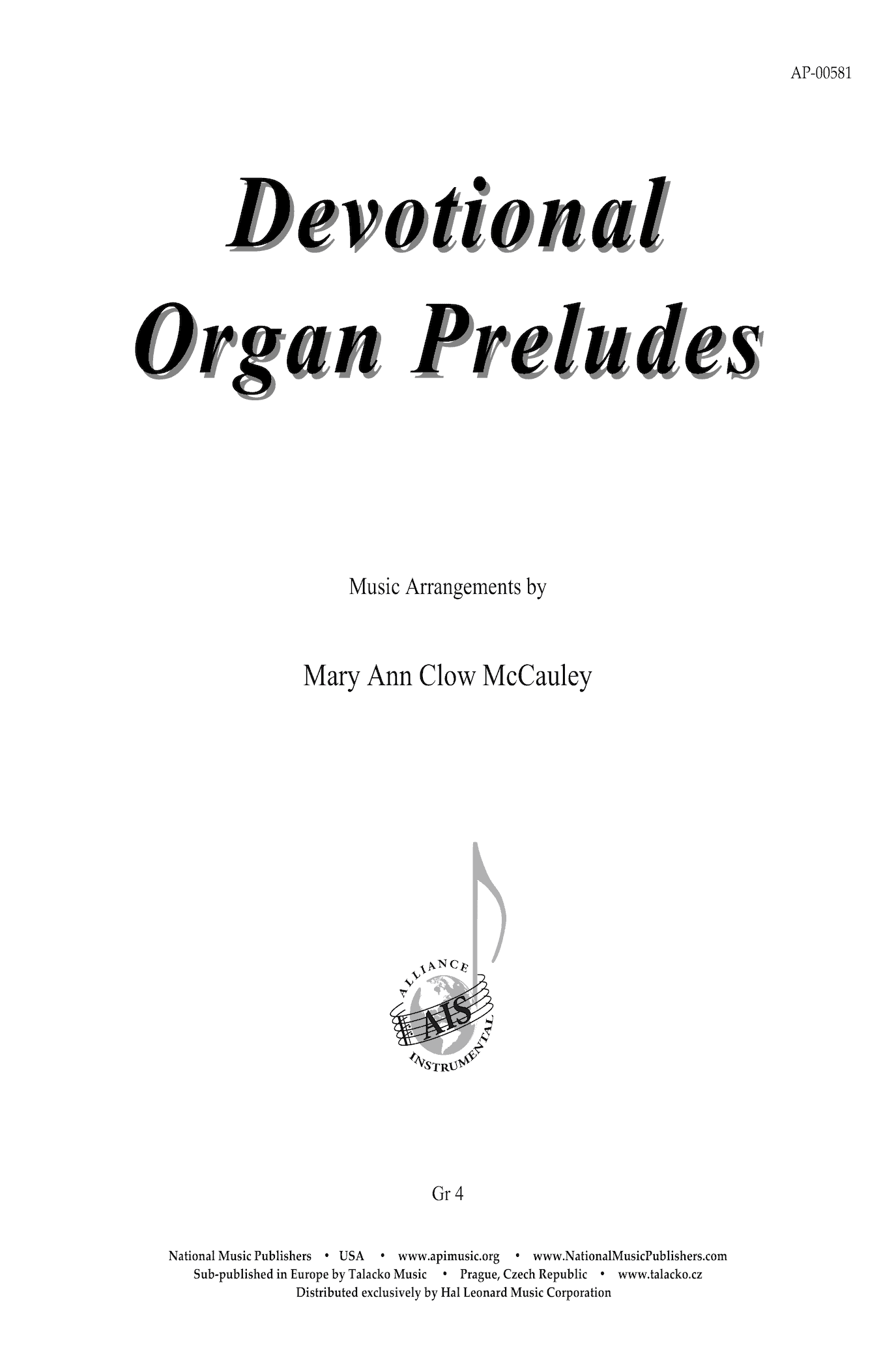 Devotional Organ Preludes For Organ - Organ