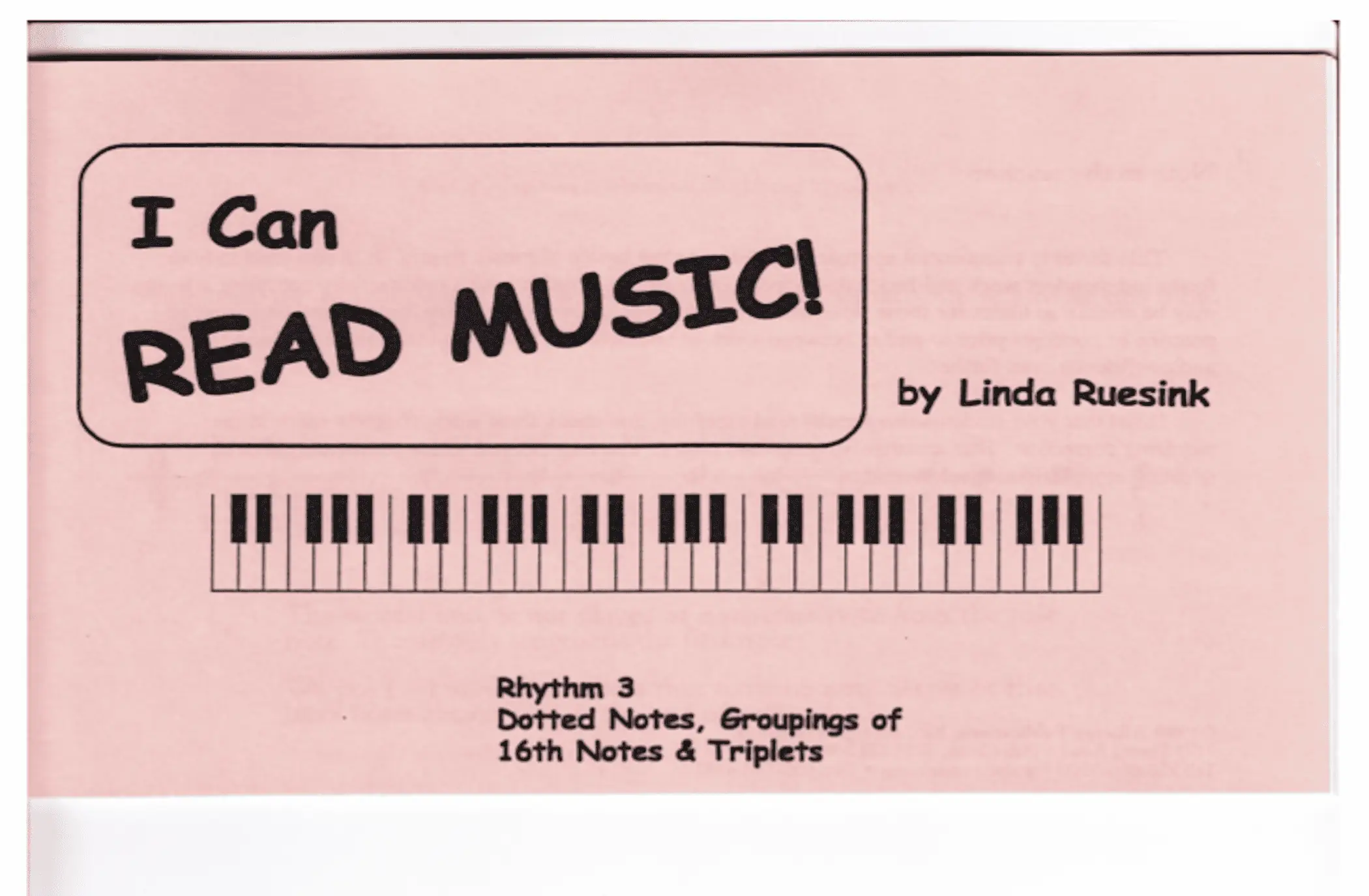 I Can Read Music - Rhythm 3 - All Products | National Music Publishers