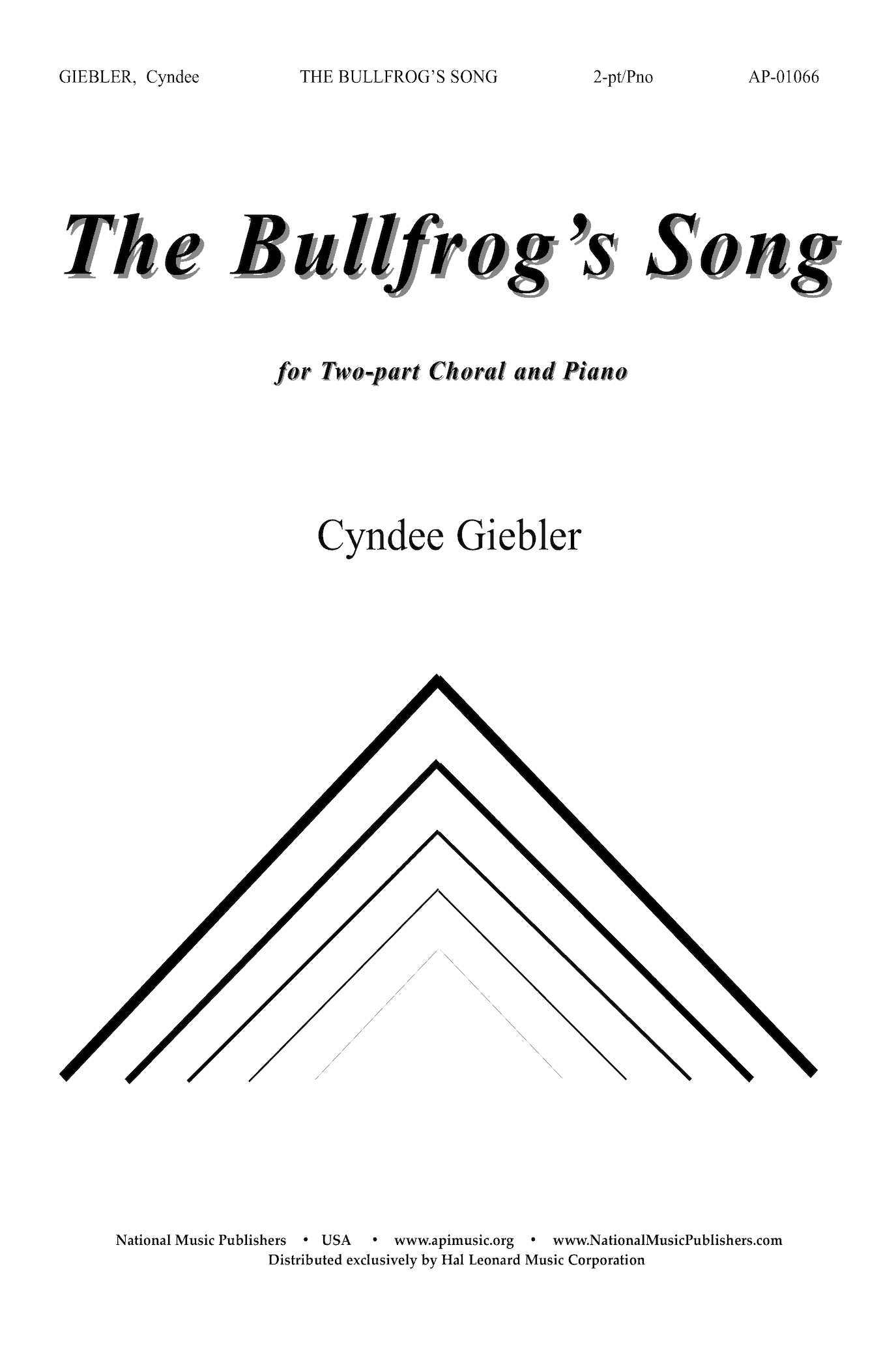 The Bullfrog’s Song - Sa-Pno - 2 pt