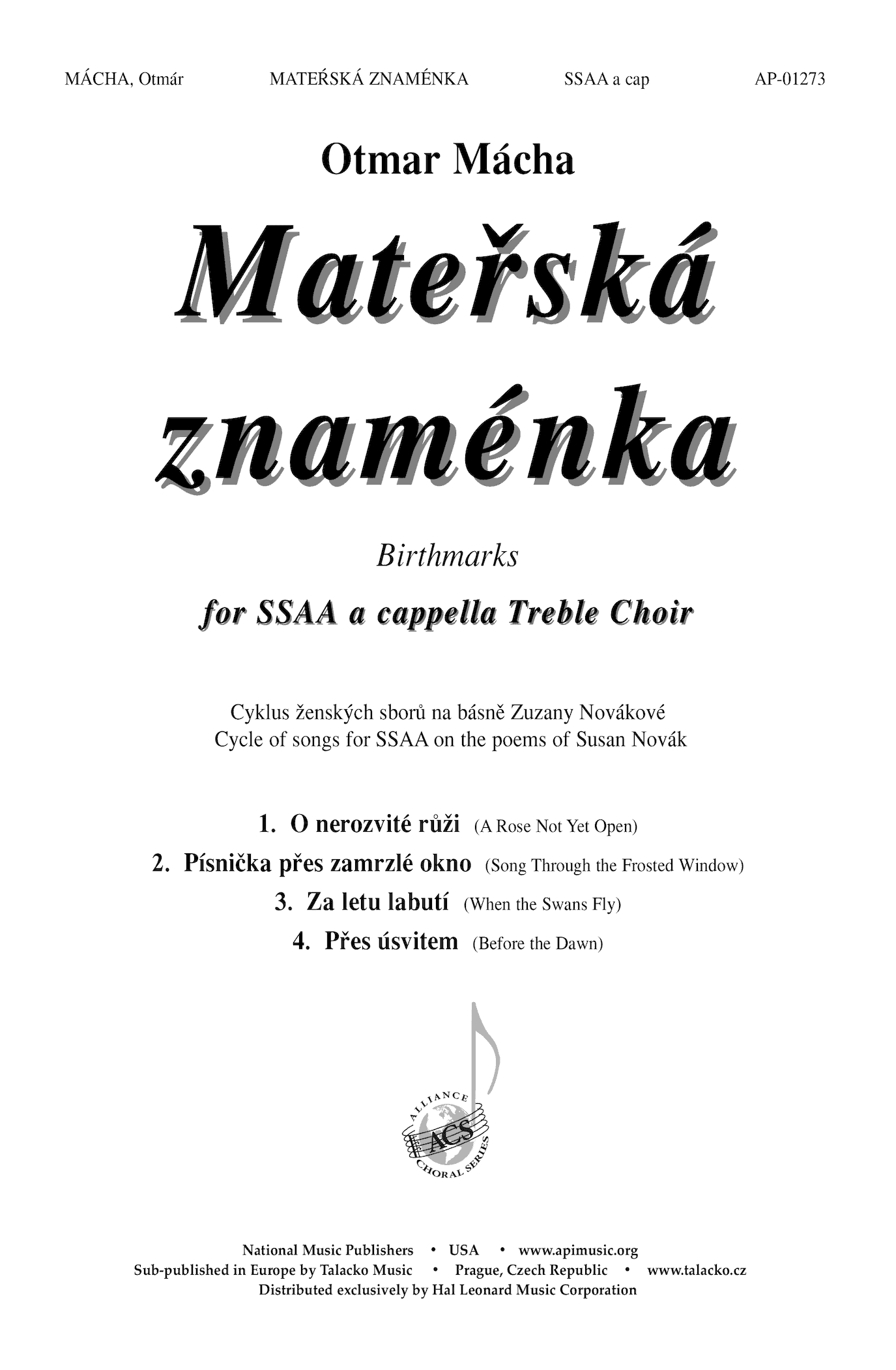 Materska Znamenka/Birthmarks - Ssaa A Cap - All Products | National ...