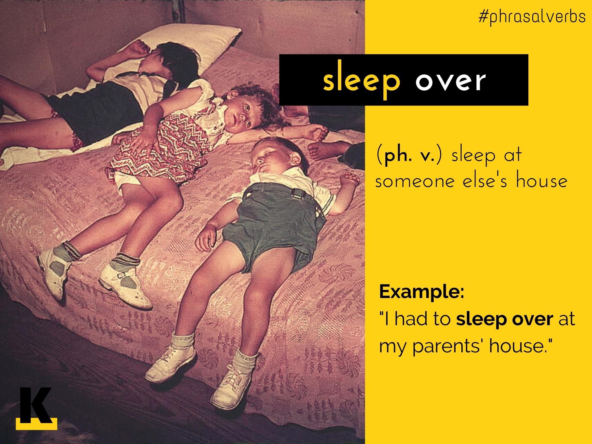 Phrasal Verbs With Sleep KSE Academy 