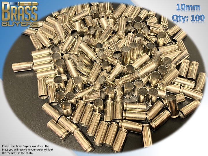 500 PIECES (LPP) - 10MM BRASS ONCE FIRED BRASS + MANUAL - Other ...