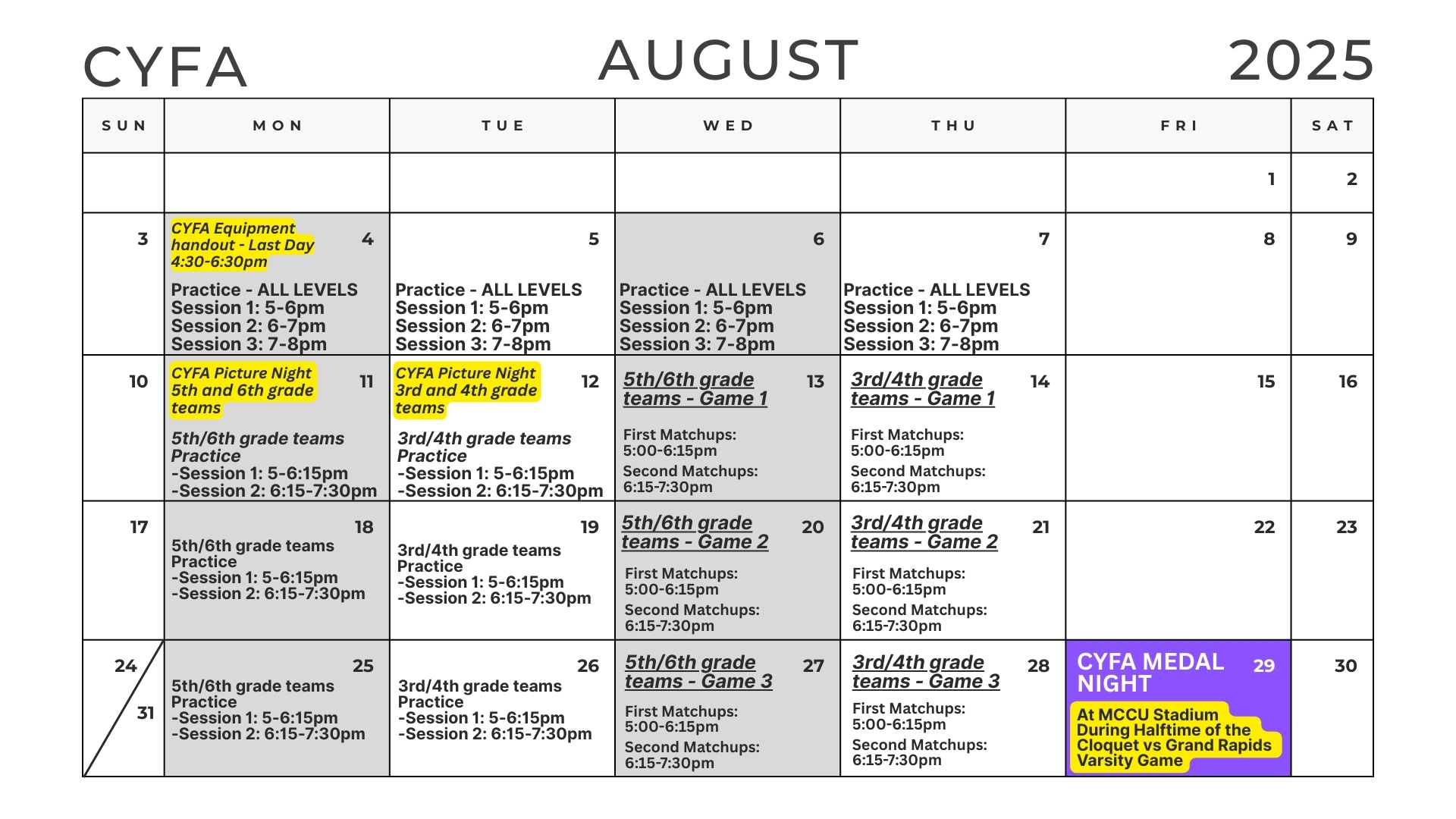 CLOQUET YOUTH FOOTBALL ASSOCIATION | News