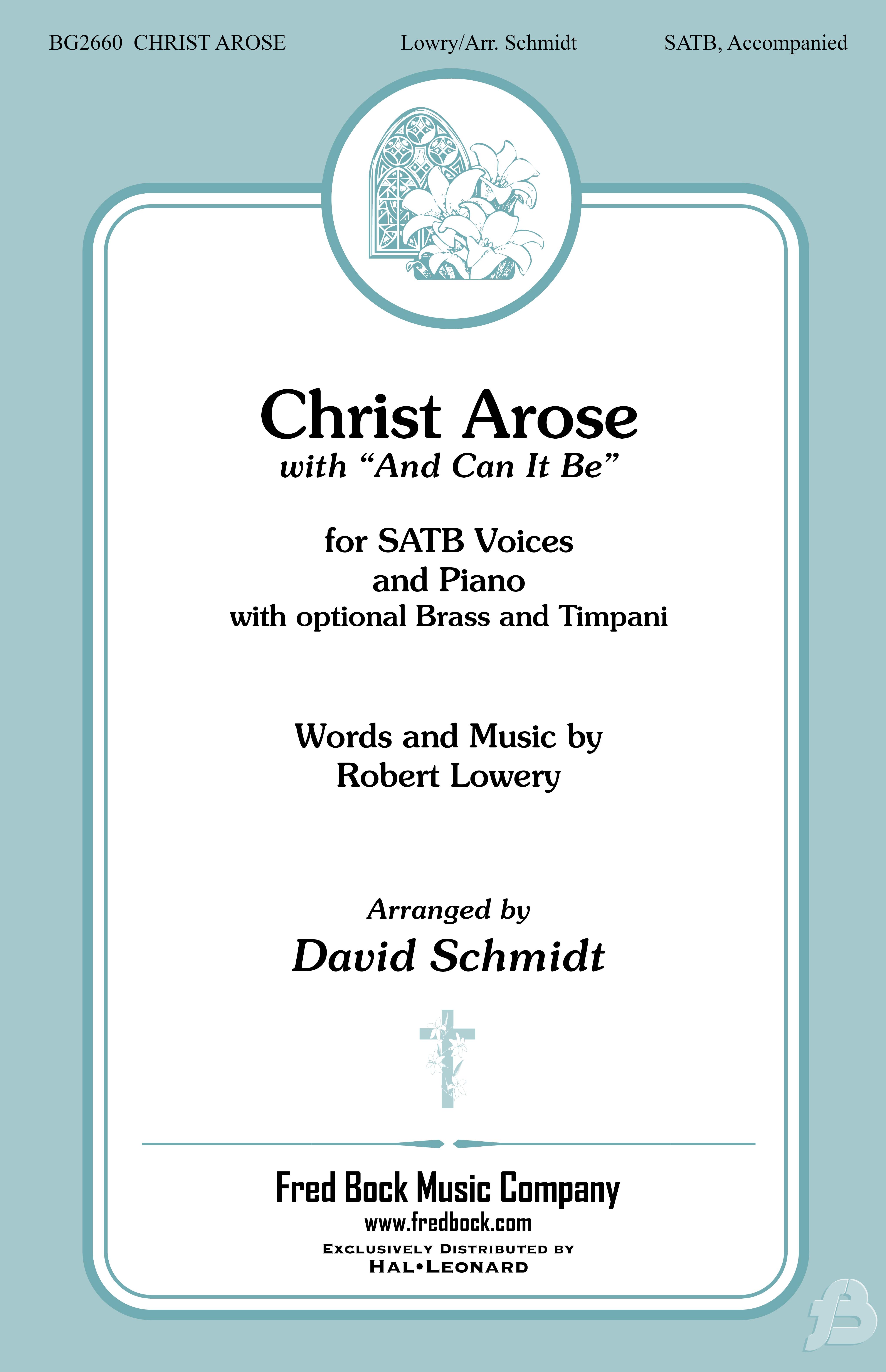 Christ Arose - All Products - Fred Bock Music