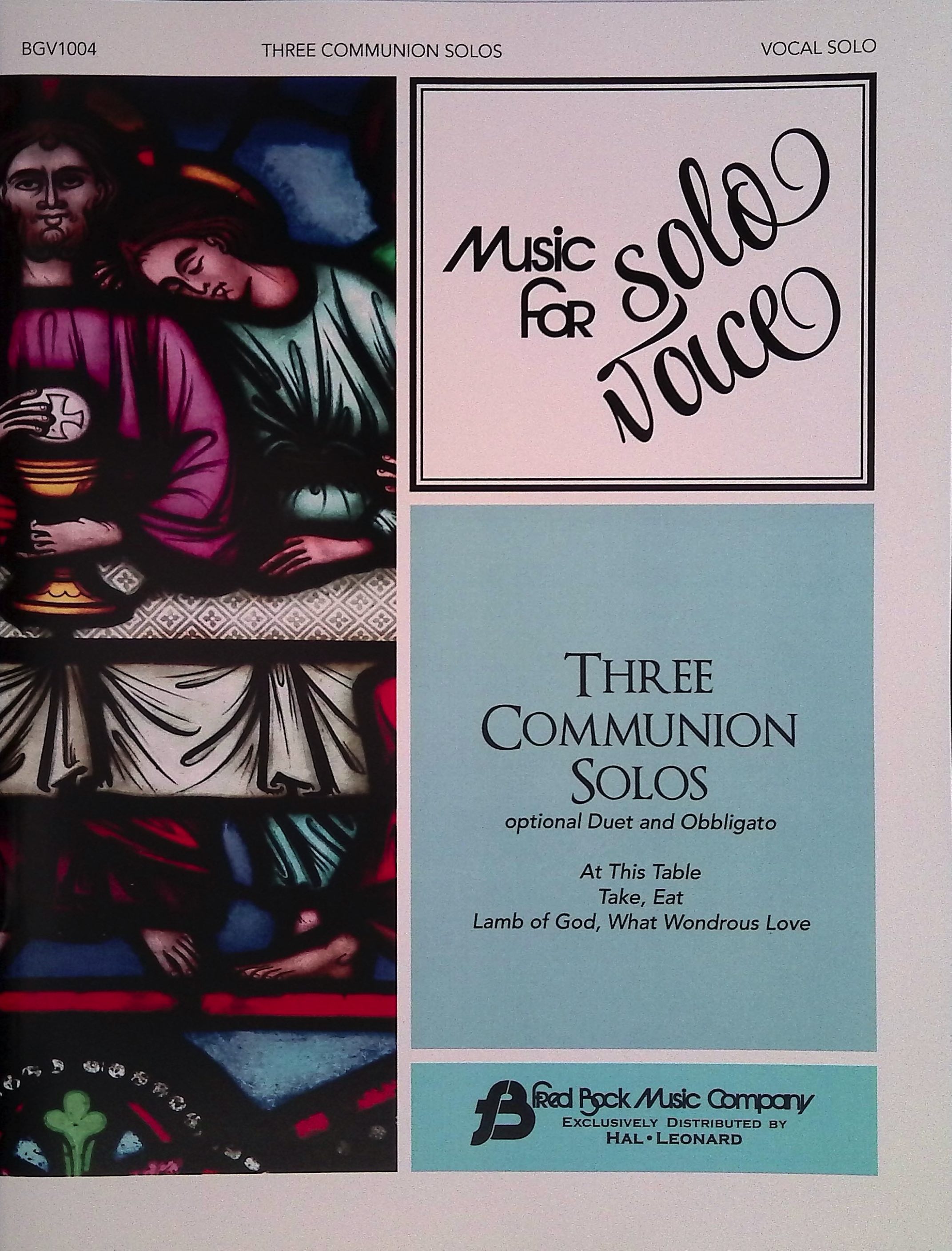 Three Communion Solos – Medium Voice, opt. Duet & Obb. | Allan Robert ...