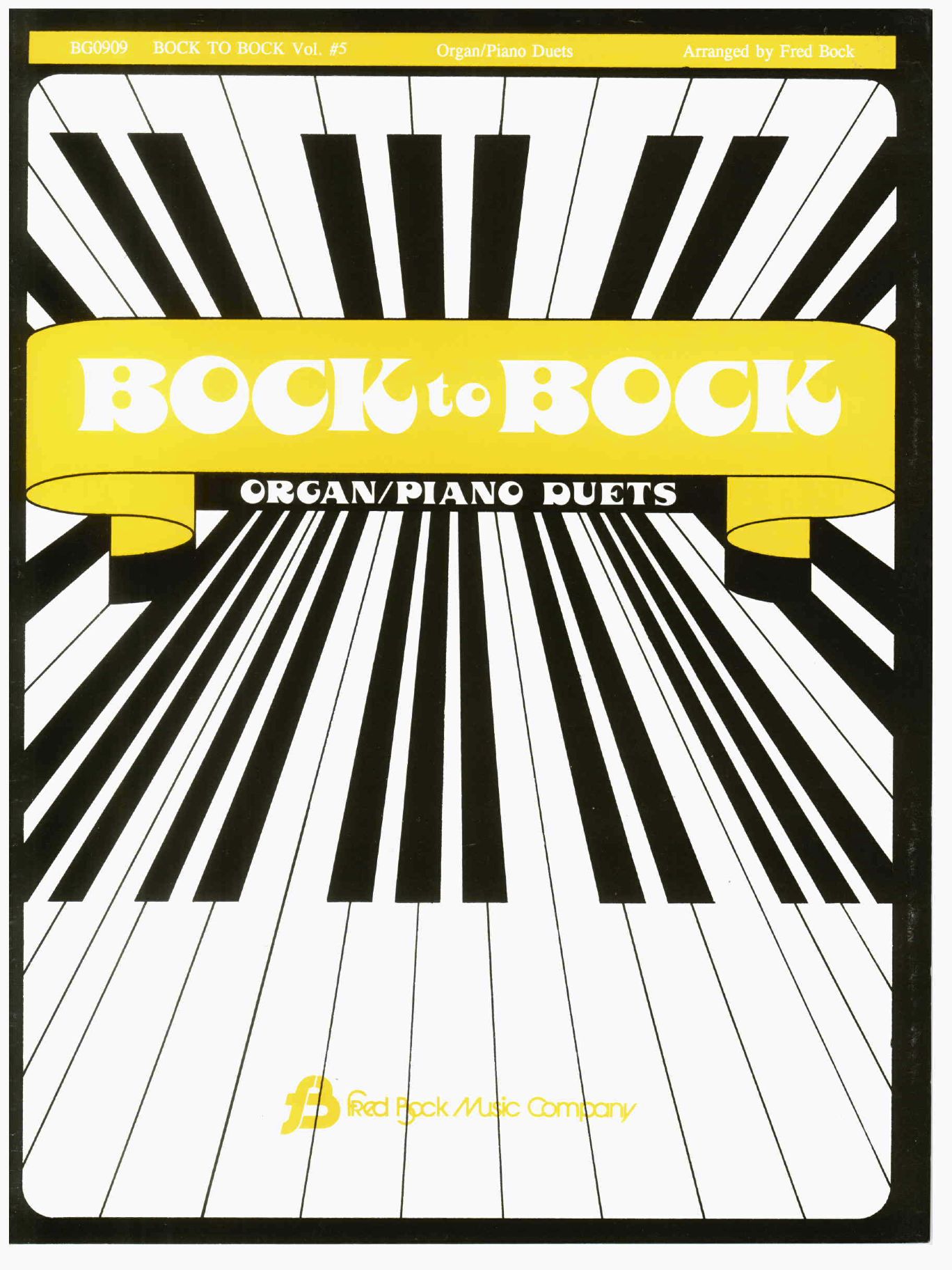 Bock To Bock #5 - Organ/Piano Duets