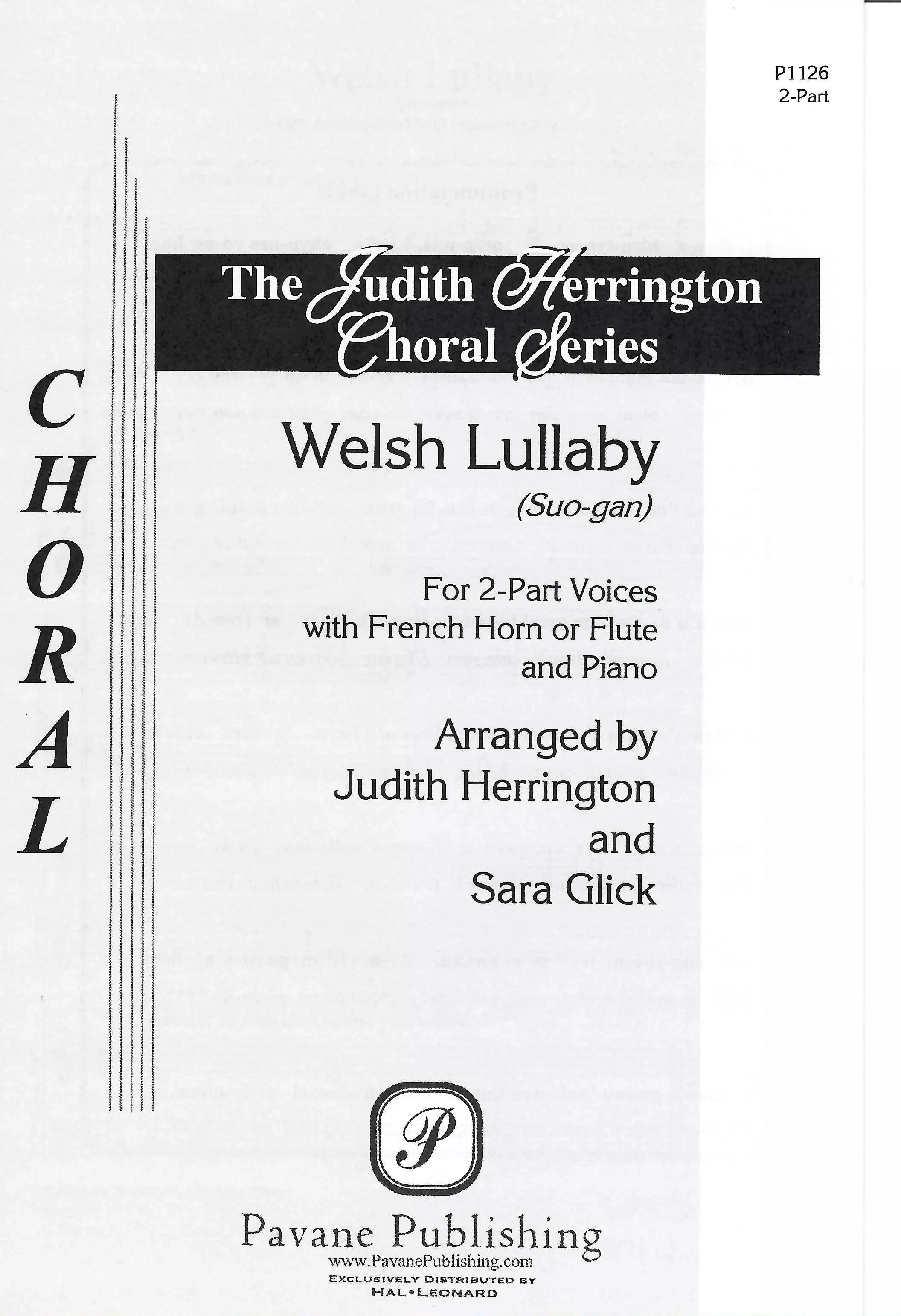 Welsh Folk Song Category - Pavane Publishing