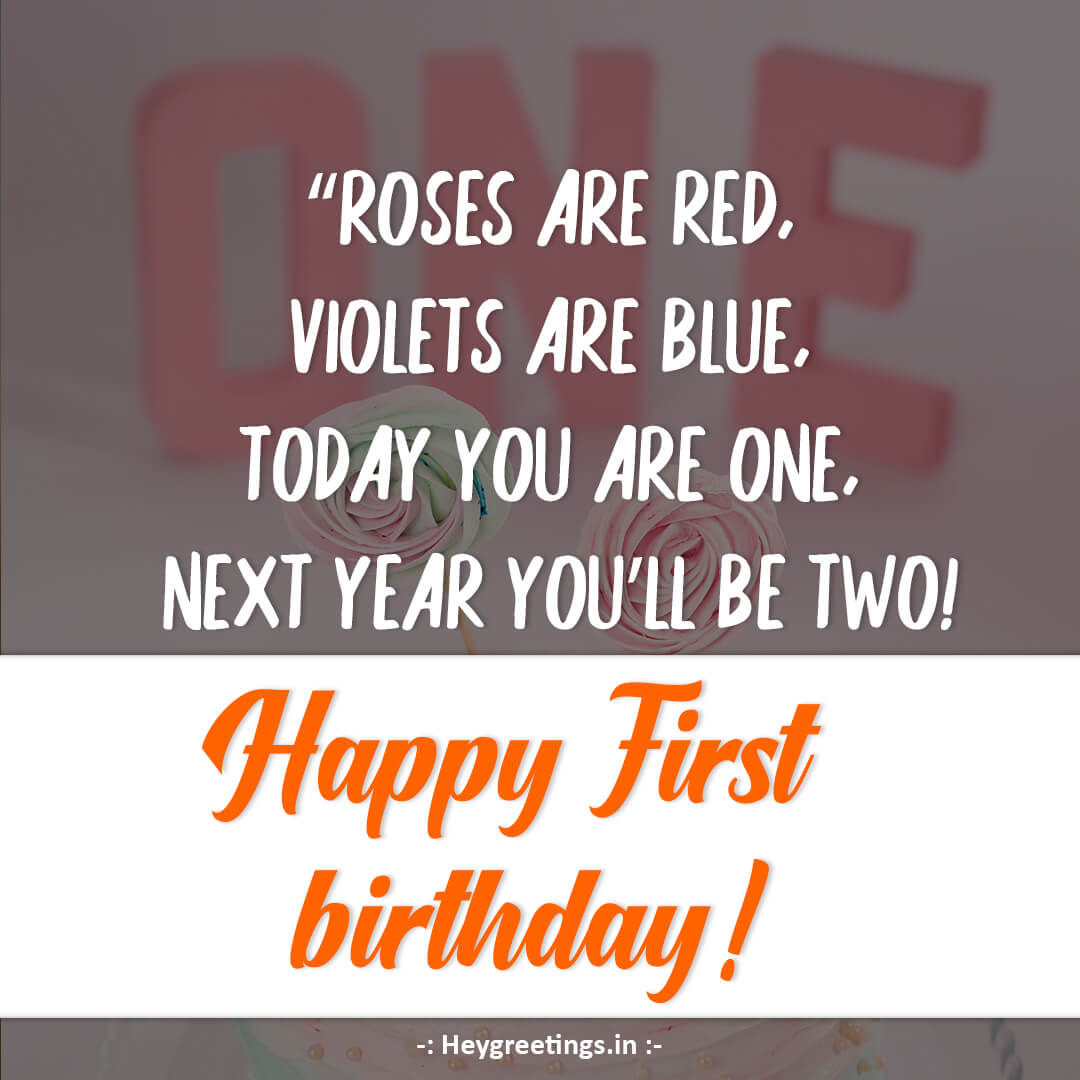 First Birthday Celebration Quotes