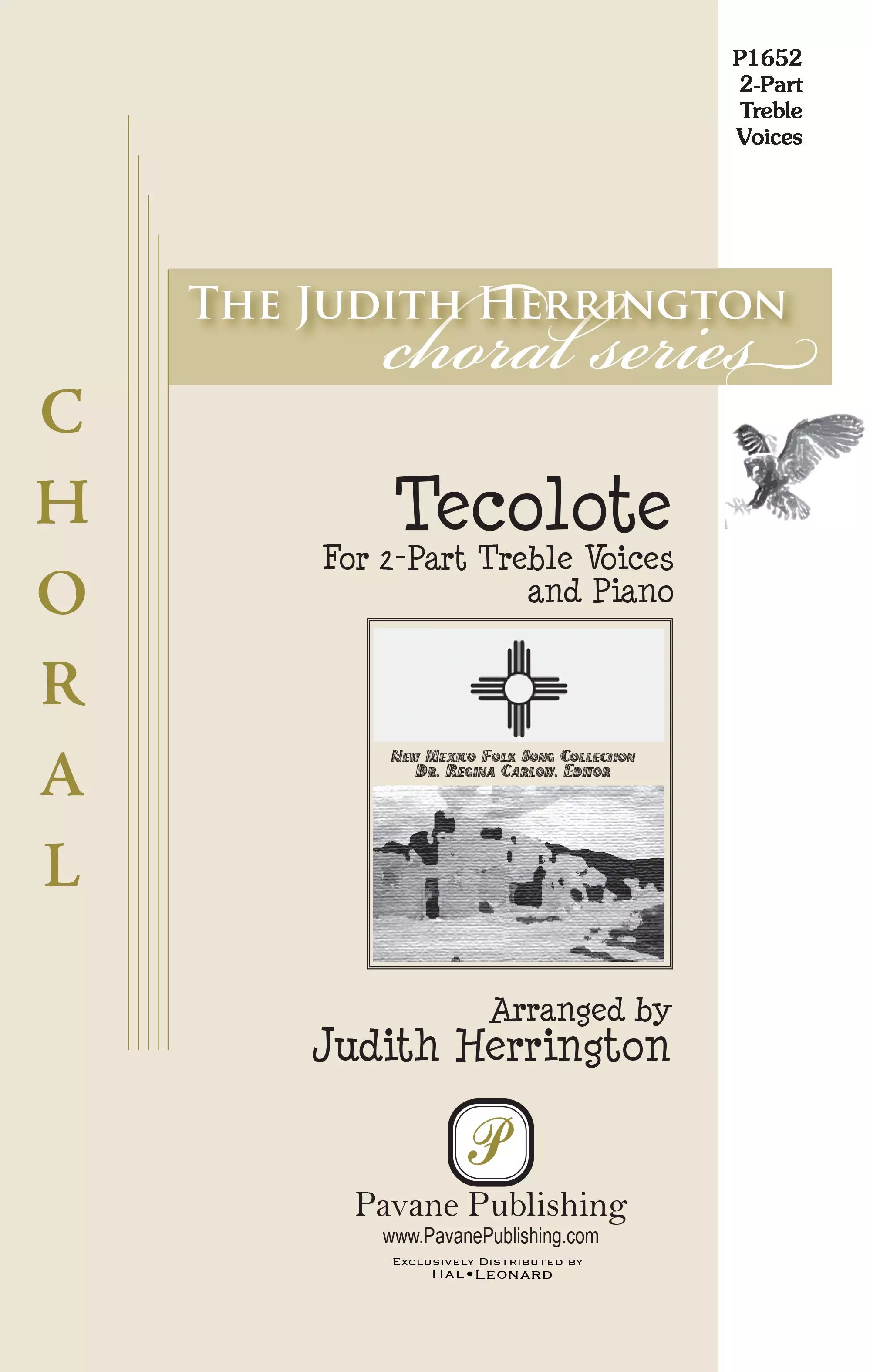 Tecolote - 2-Part Treble - Choral Score - Digital - Pavane Publishing