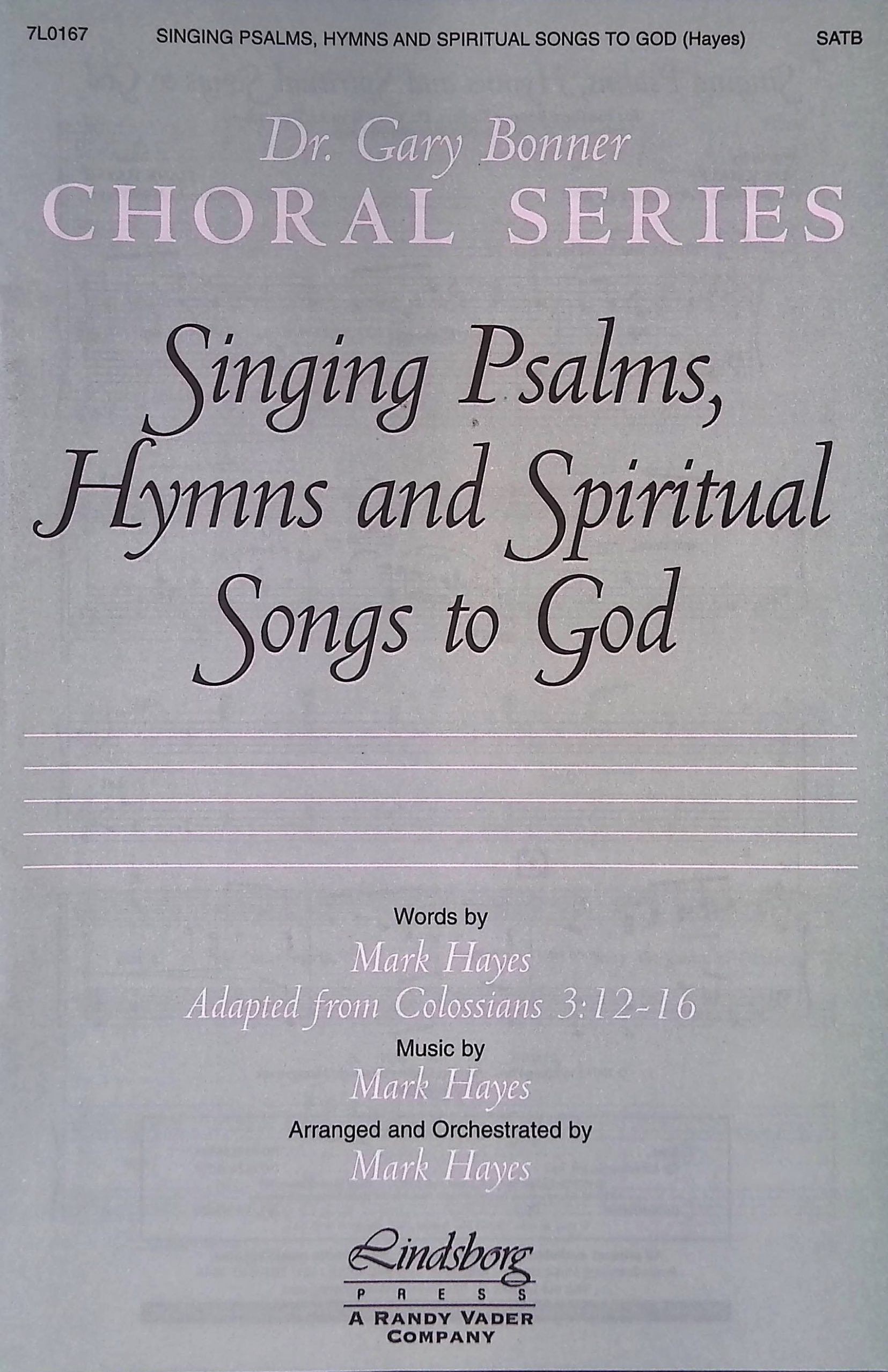Singing Psalms, Hymns And Spiritual Songs To God – Accompaniment Tracks ...