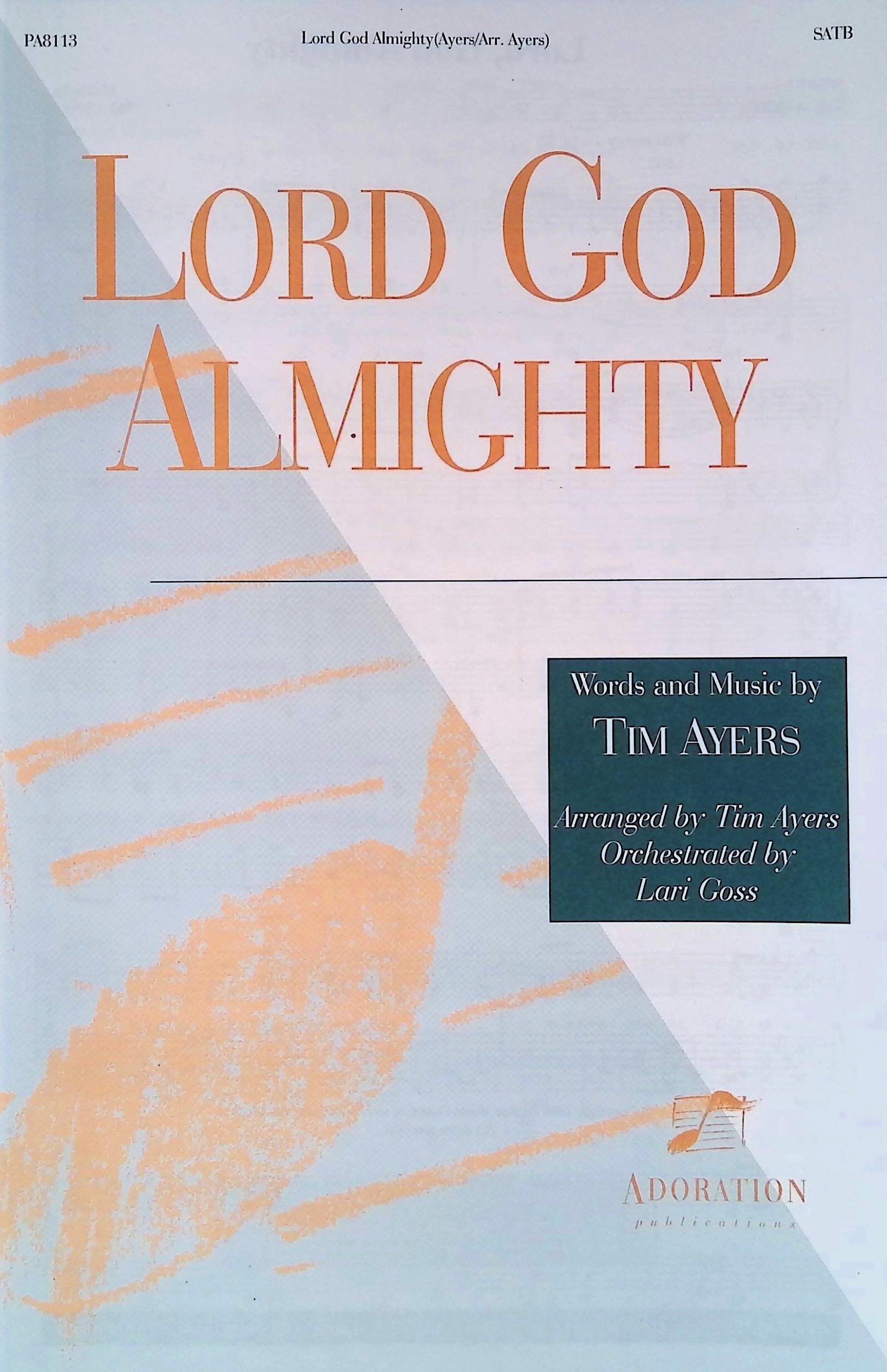 Lord God Almighty - Full Score and Instrumental Parts