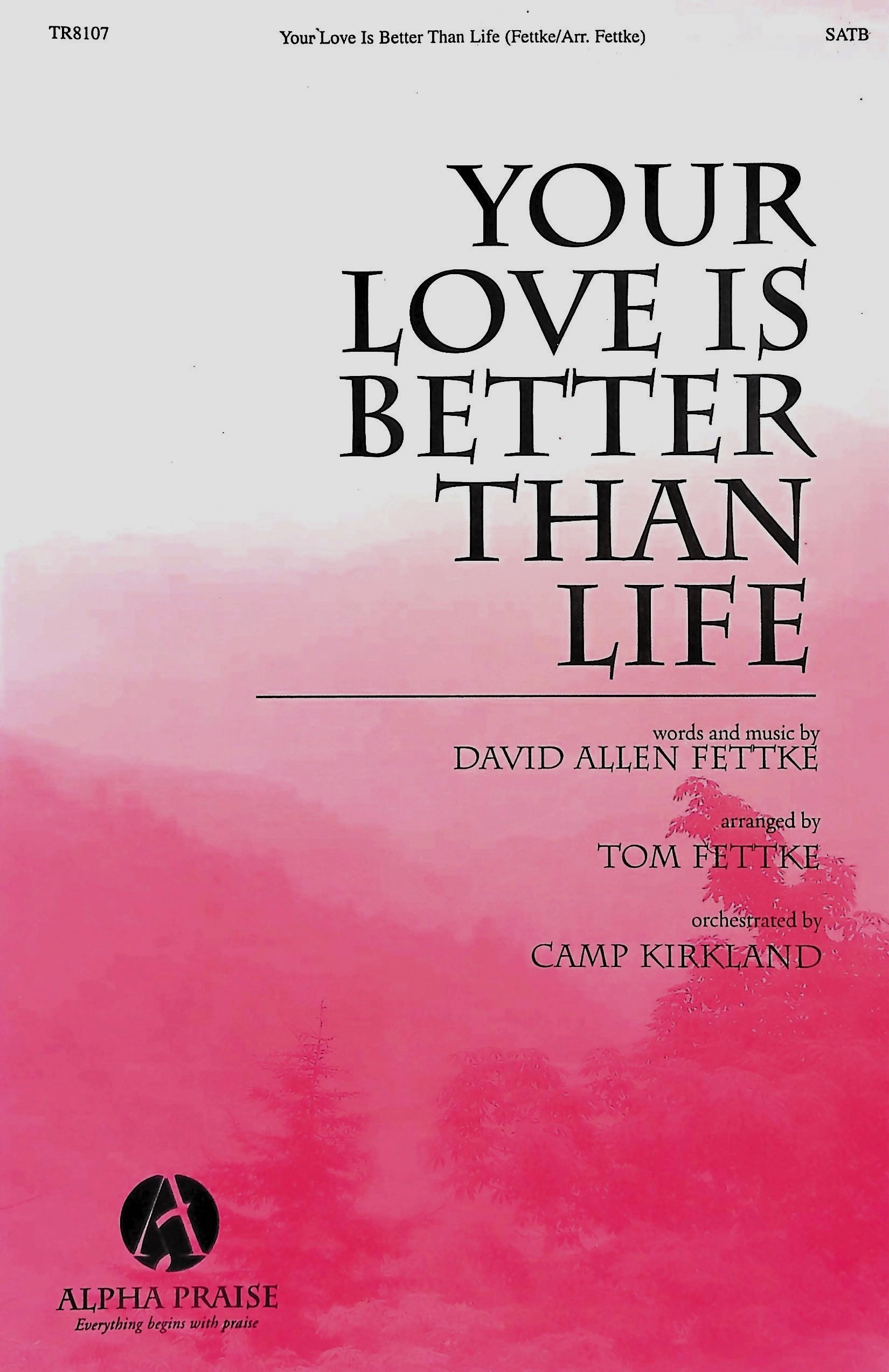Your Love Is Better Than Life - Full Score and Instrumental Parts