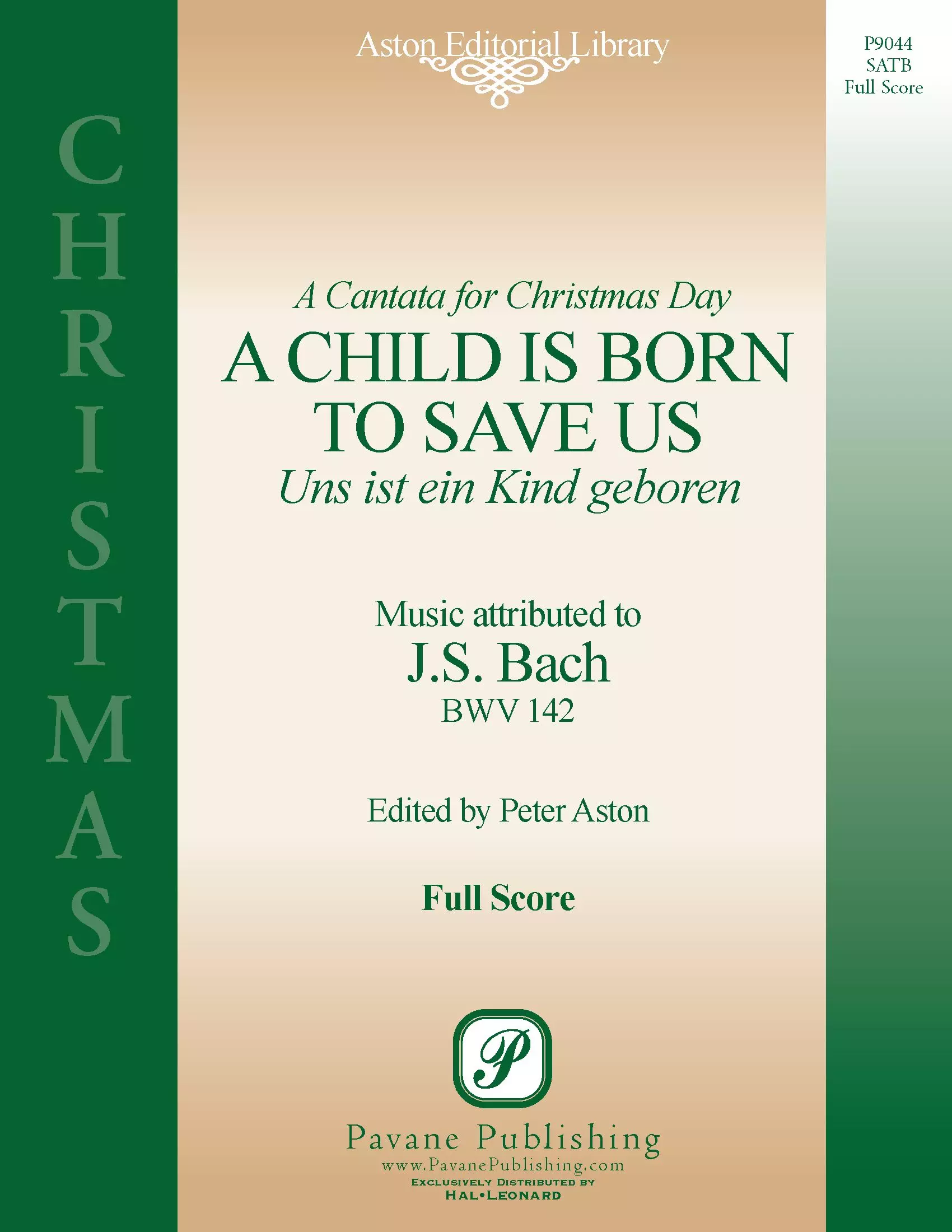 A Child Is Born To Save Us - SATB - Conductor's Score - Digital - Pavane Publishing