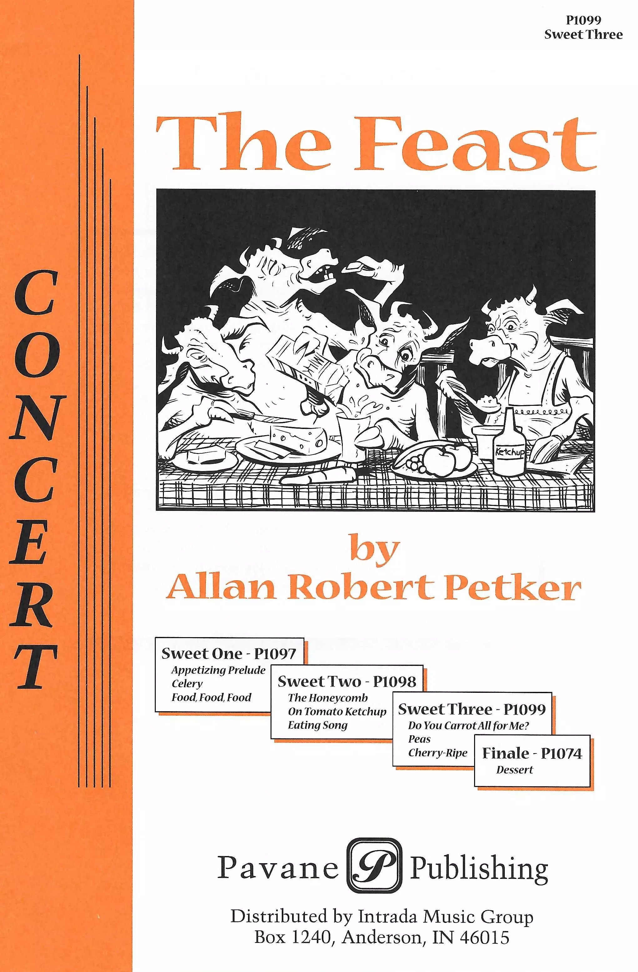 The Feast - Sweet Three - SATB - Choral Score - Pavane Publishing