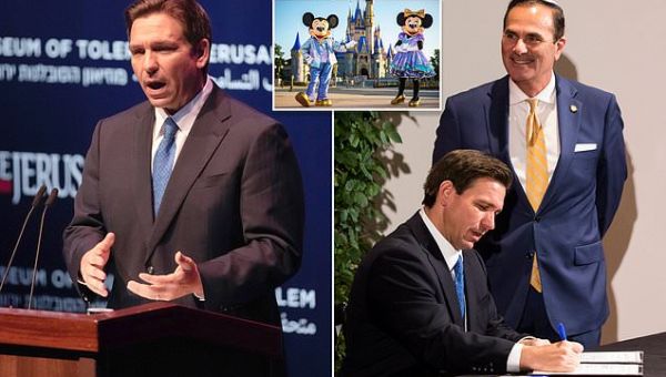 DeSantis slams Disney's 'political' lawsuit on trip to – Article Bias ...