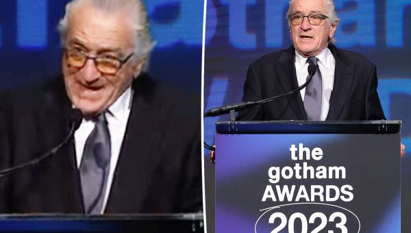 Robert De Niro says speech blasting Trump was cut at Gotham Awards ...