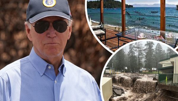 Biden is back in Lake Tahoe mansion after his awkward Hawaii visit ...