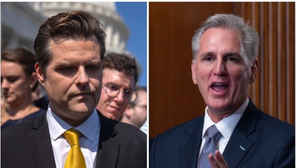 Gaetz files ethics complaint after McCarthy allegedly elbows Burchett ...