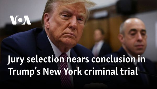 Jury selection nears conclusion in Trump's New York criminal trial ...