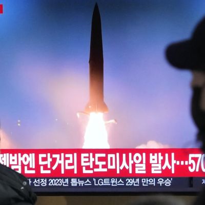 North Korea test launches apparent long-range missile designed to carry ...