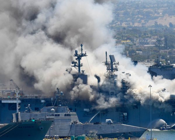 Sailor Acquitted of Setting Fire That Destroyed $1.2 Billion Navy Ship ...