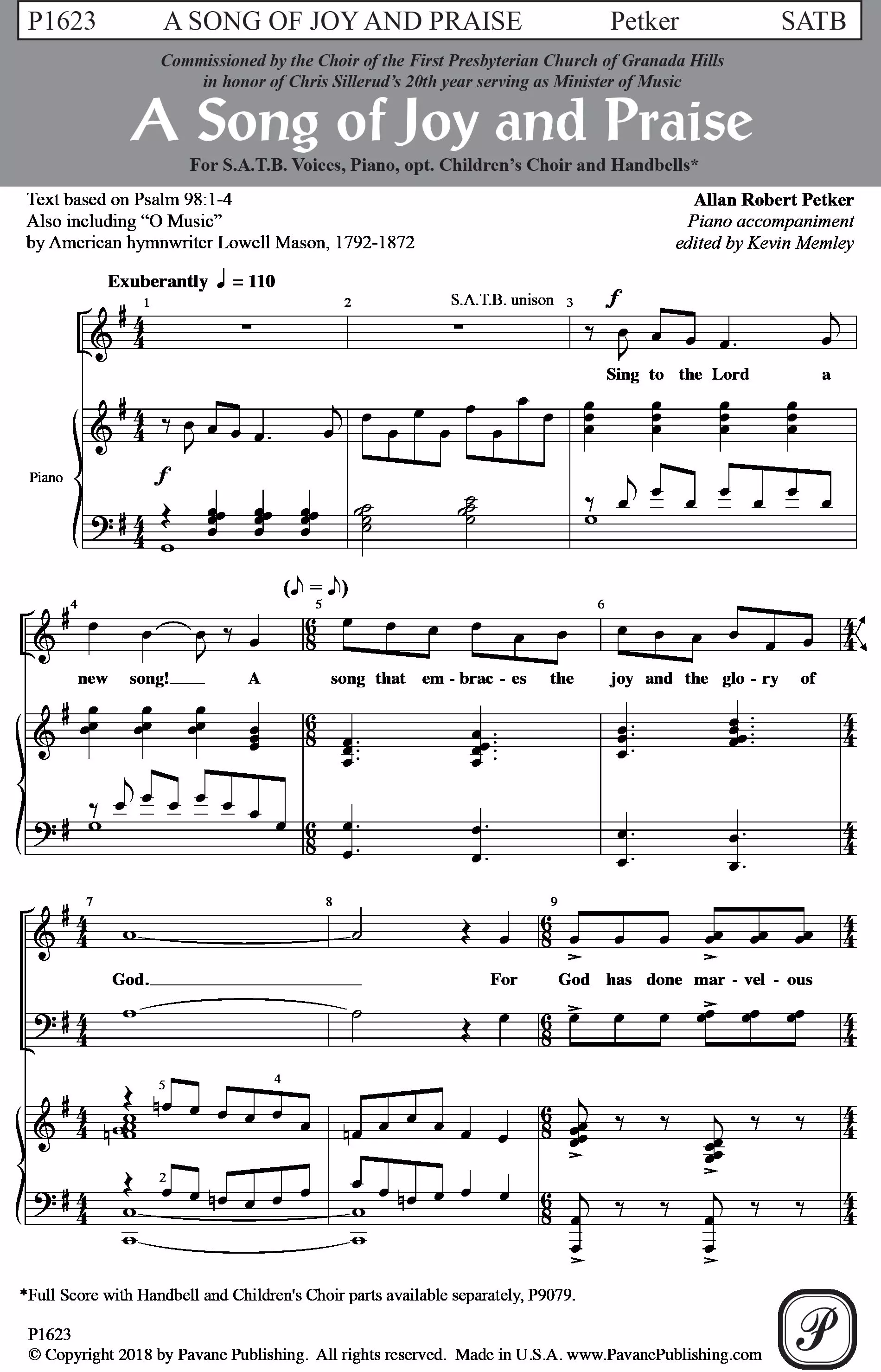 Church - Pavane Publishing