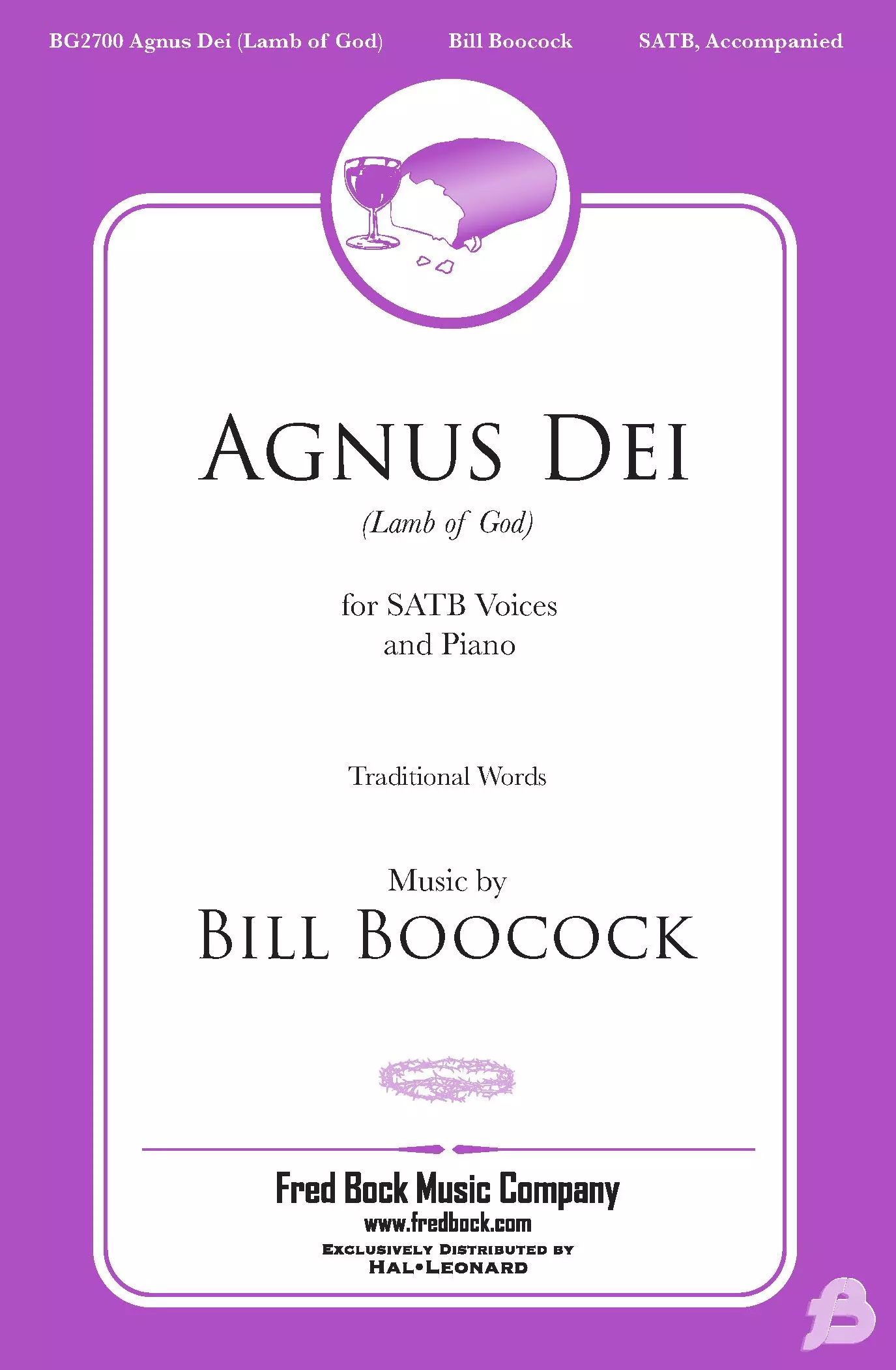 Agnus Dei - All Products - Fred Bock Music