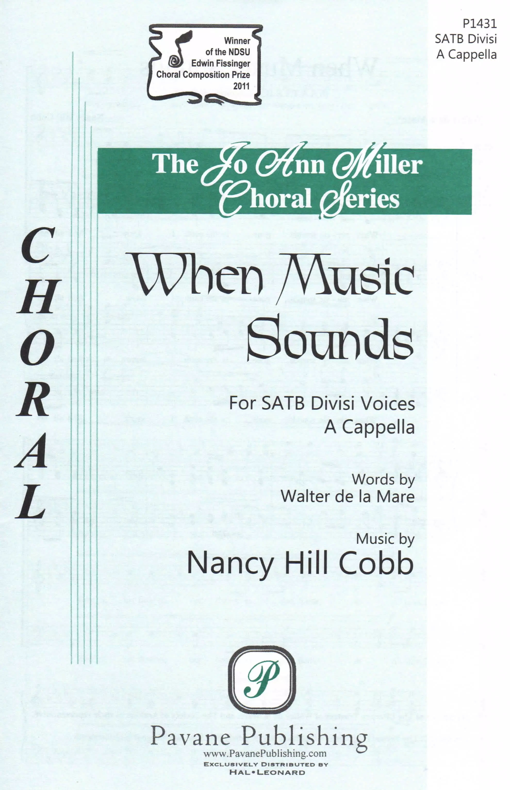 Jo Ann Miller Choral Series Category - Pavane Publishing