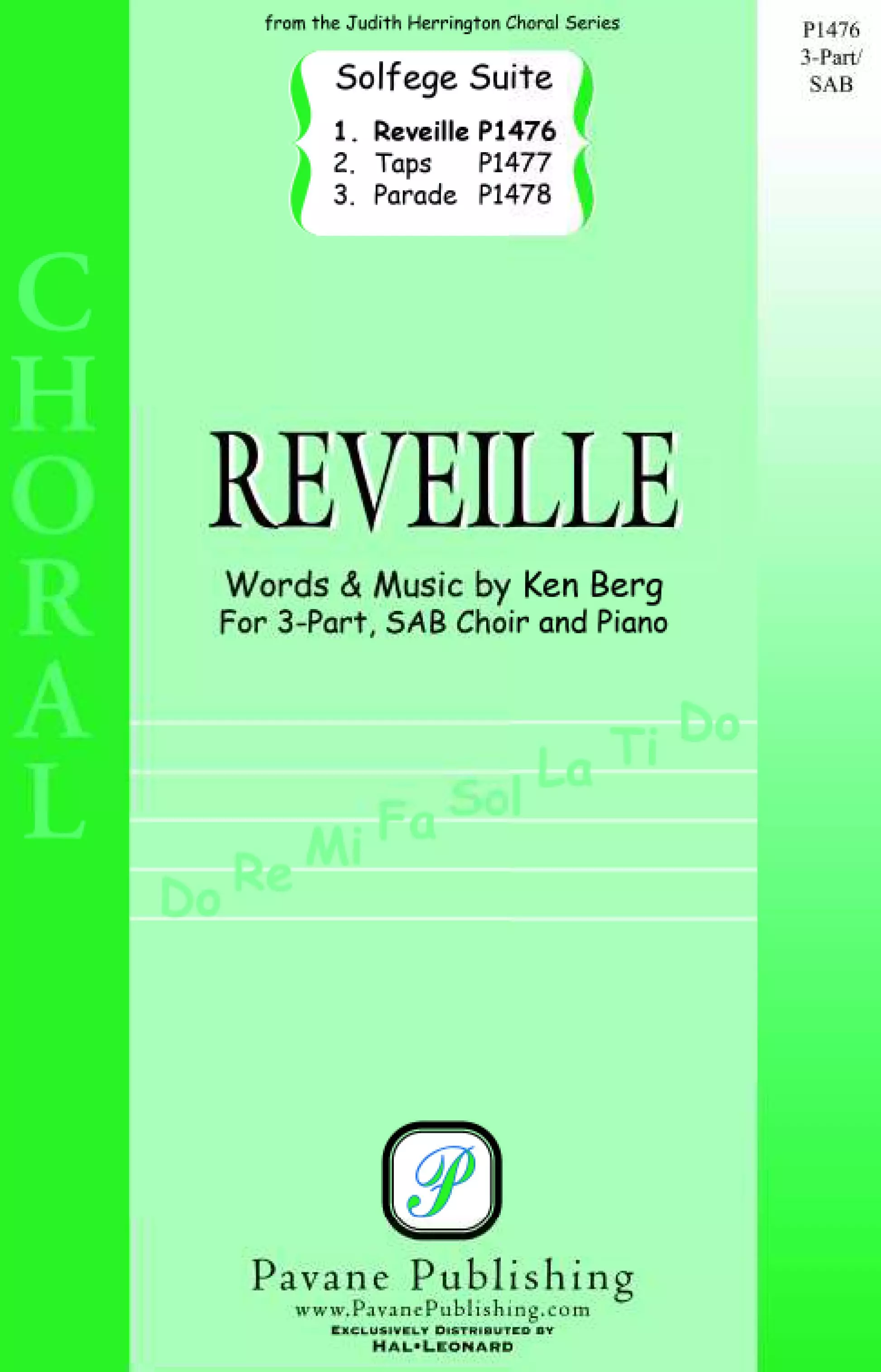 Reveille - 3-Part Mixed - Choral Score - Pavane Publishing
