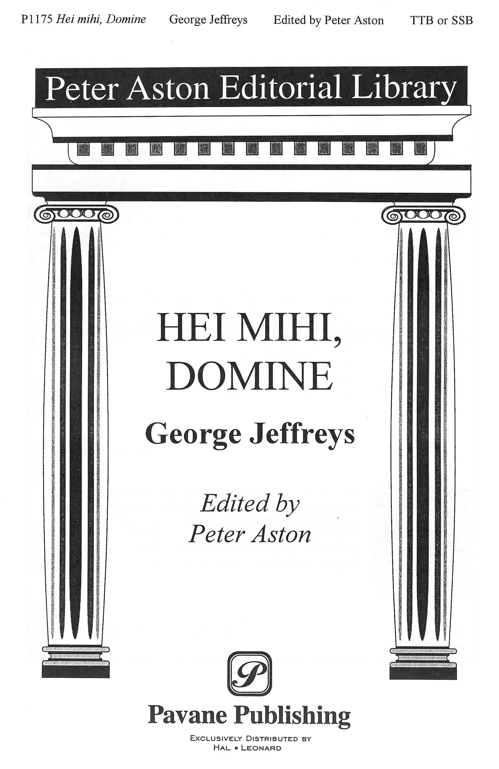 Peter Aston Editorial Library - Pavane Publishing