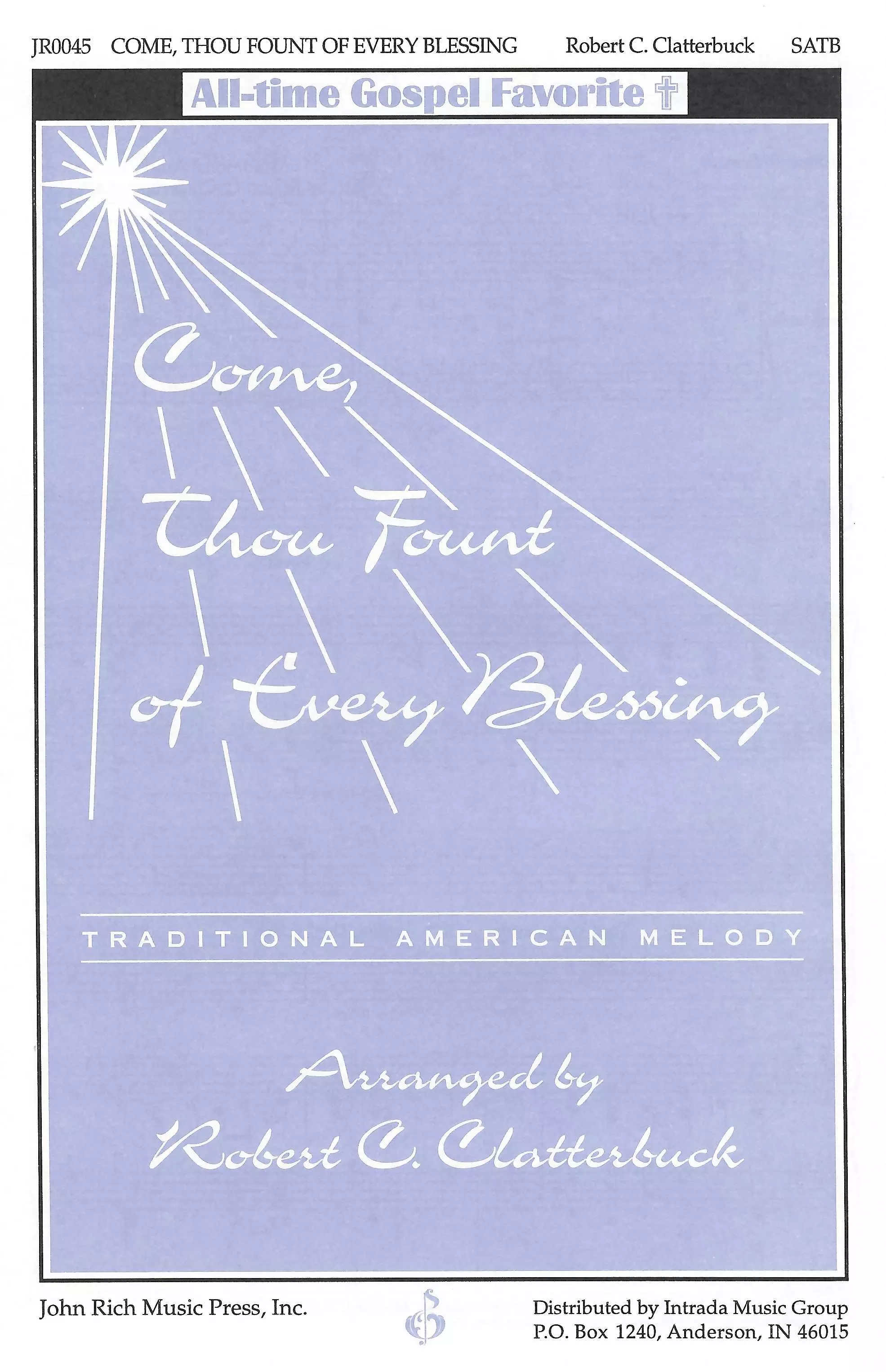 Come, Thou Fount Of Every Blessing - SATB - Choral Score - Pavane ...
