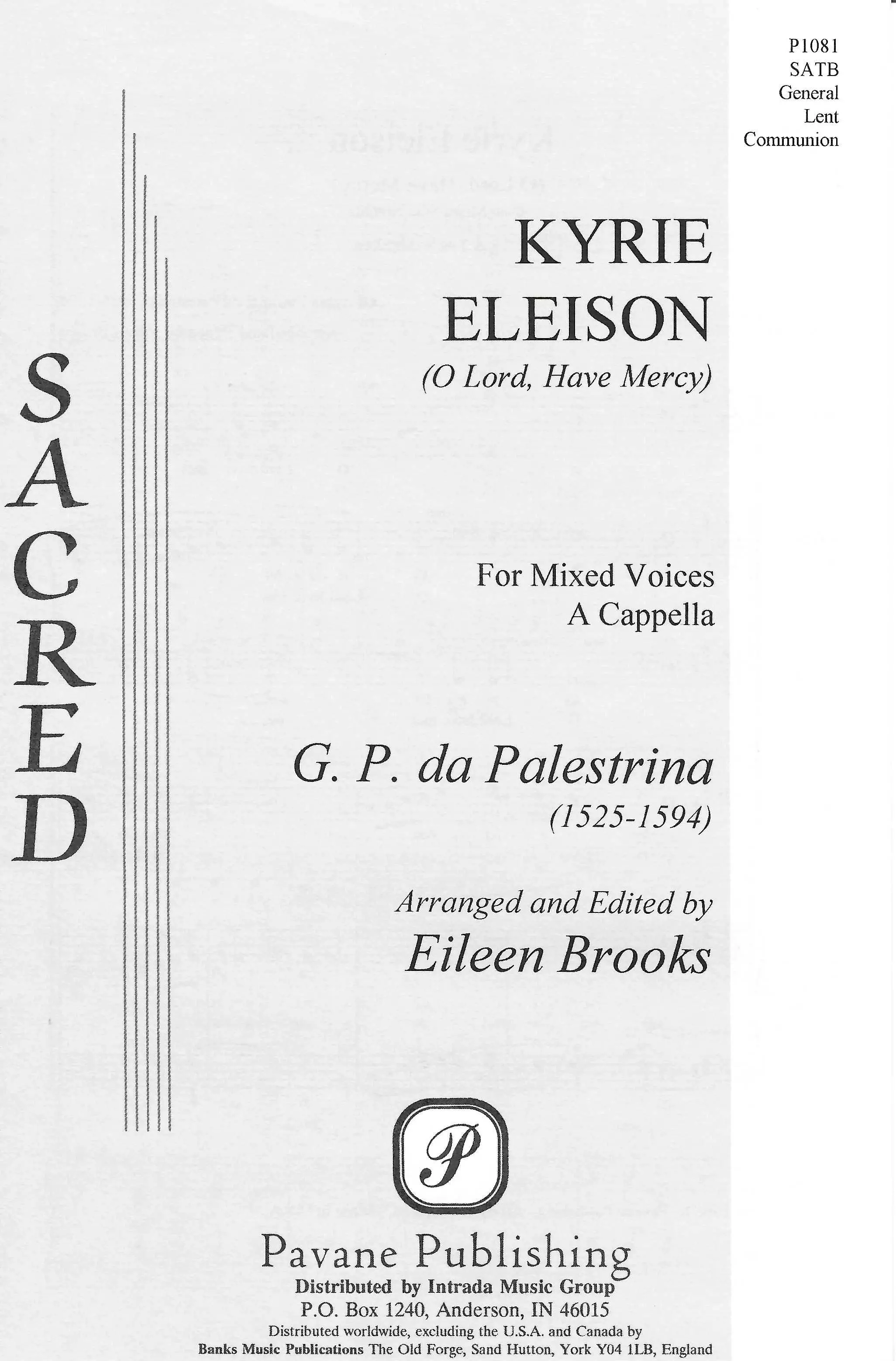 Liturgical Greek Category - Pavane Publishing