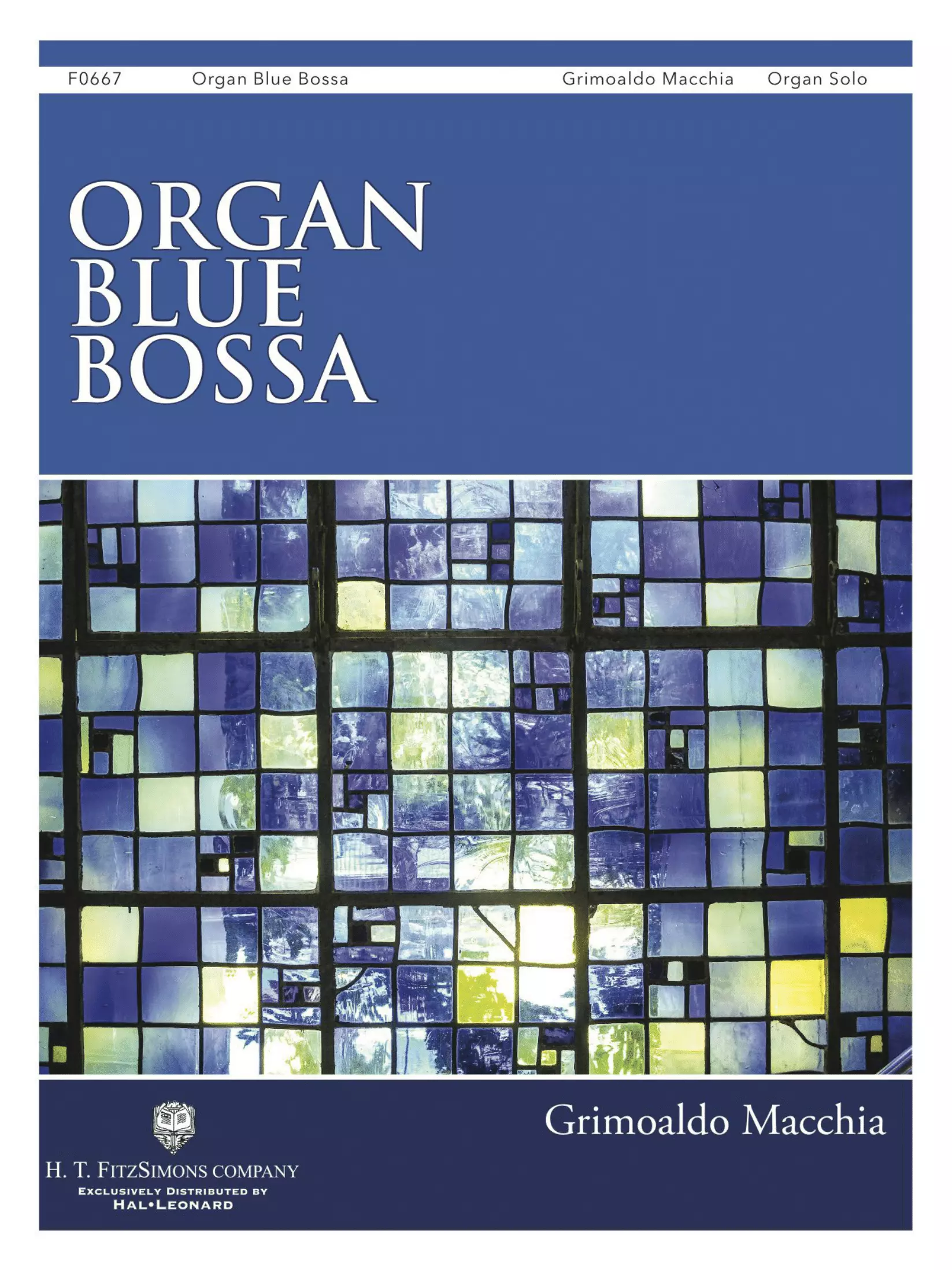 Organ Blue Bossa - Organ Solo - HT FitzSimons Publishing Company
