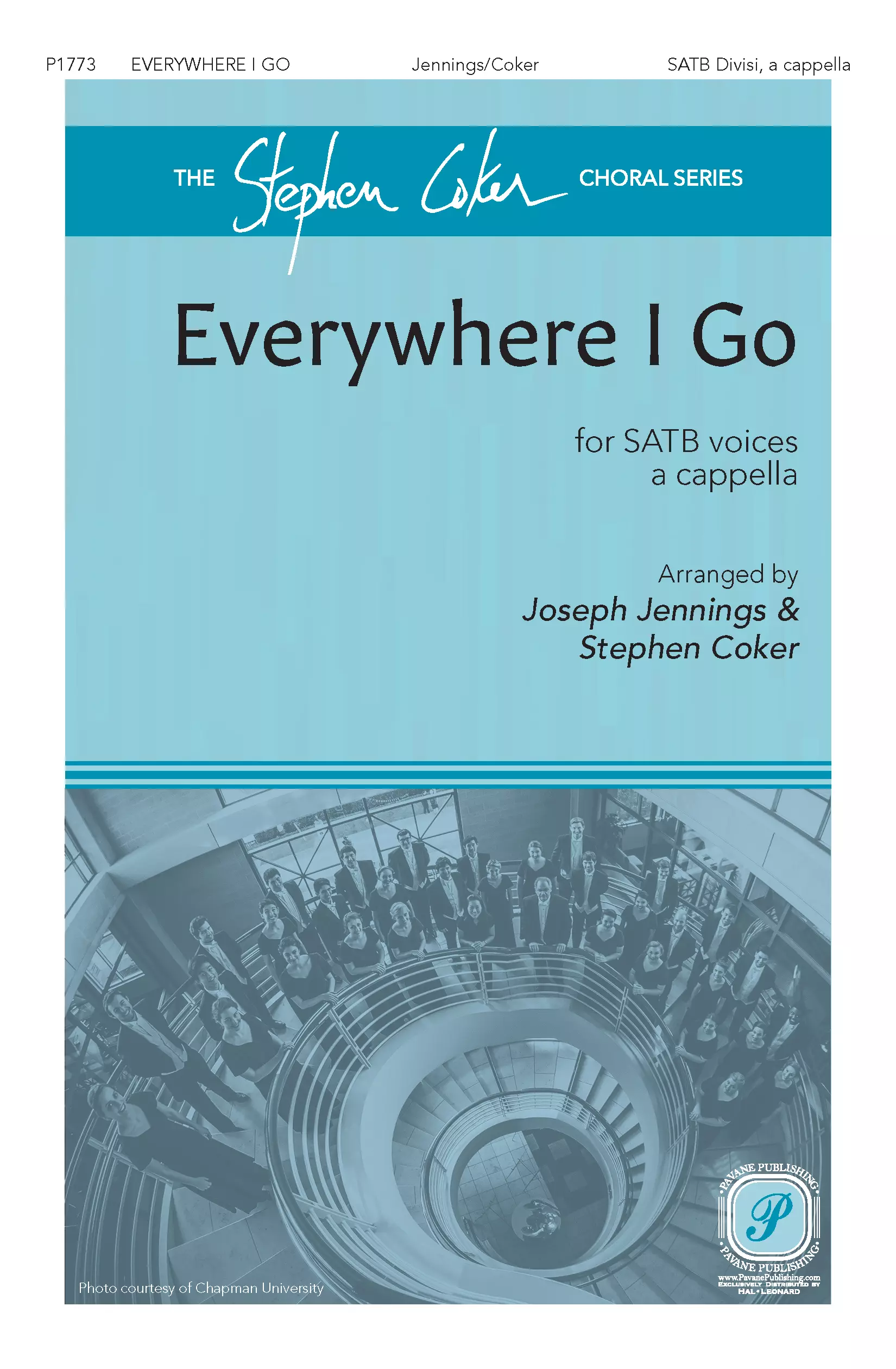 Everywhere I Go - SATB divisi - Choral Score - Digital - Pavane Publishing