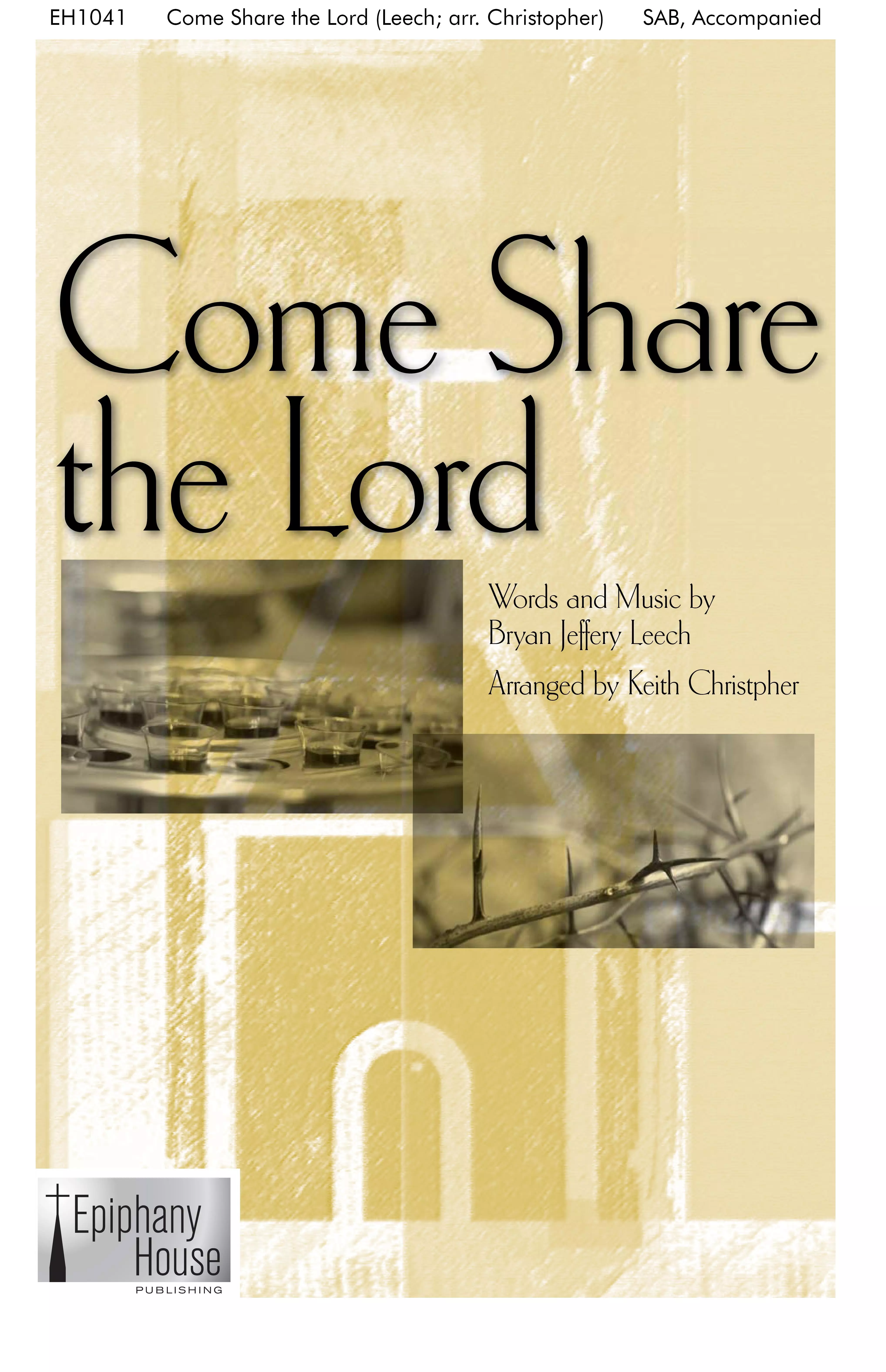 Come Share The Lord - SAB