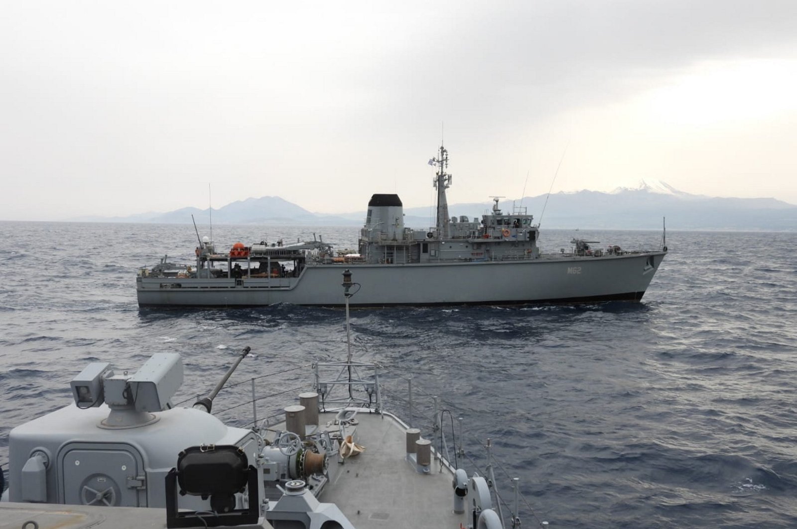 Turkish, Greek navies take part in NATO training exercise ...