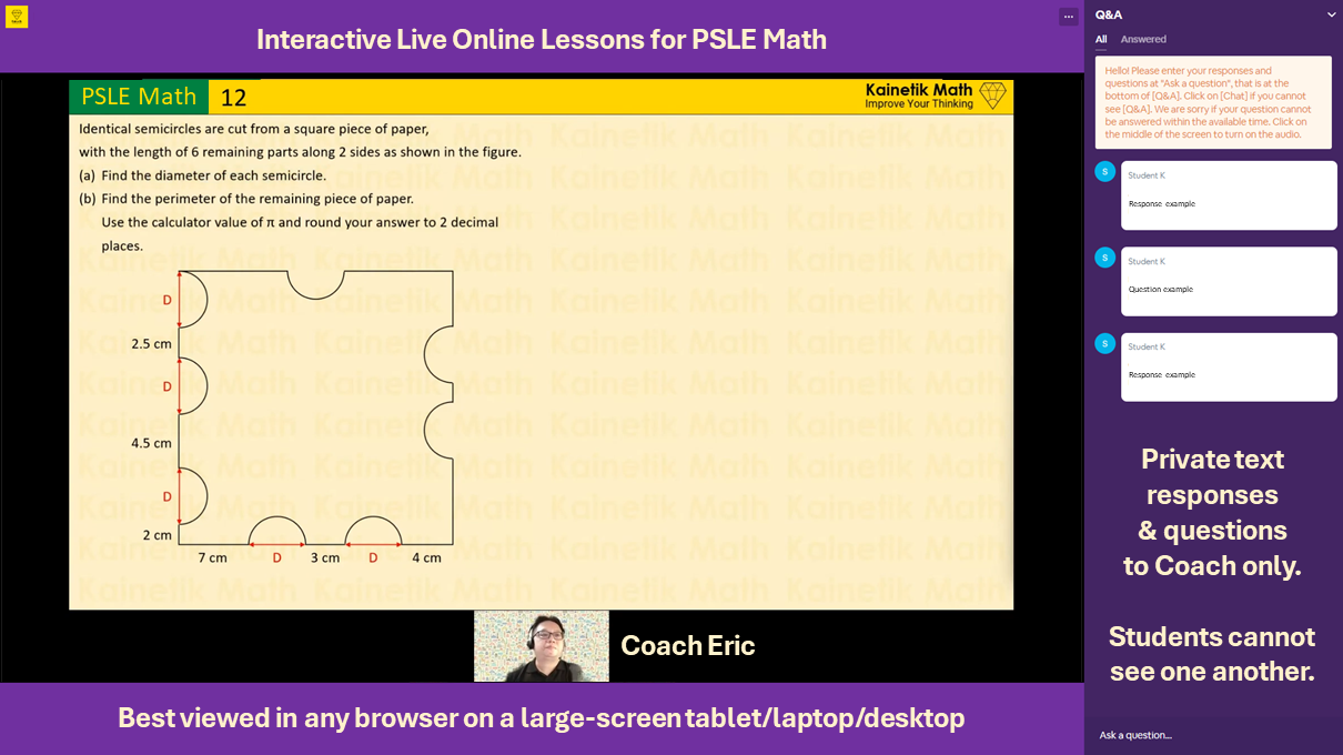 The Ultimate PSLE Maths Online Revision 2026 – Kainetik Learning Centre