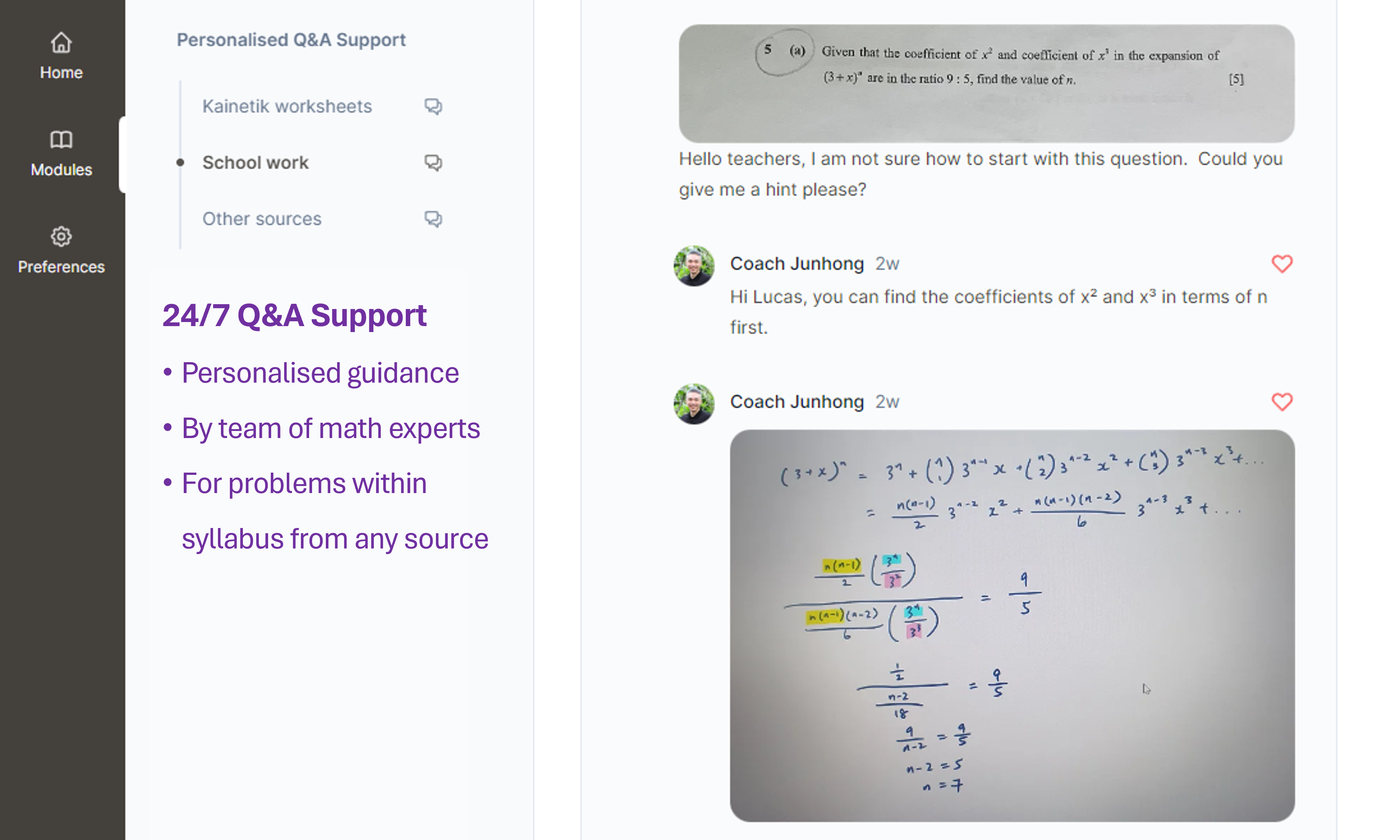 2025 Sec 4 Math Mastery with Live Online Lessons – Kainetik Learning Centre