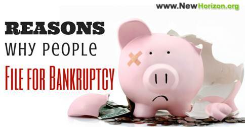 Possible Reasons Why People File for Bankruptcy