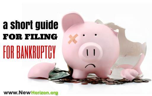 A Short Guide for Filing for Personal Bankruptcy