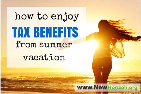How to Enjoy Tax Benefits from Your Summer Expenses