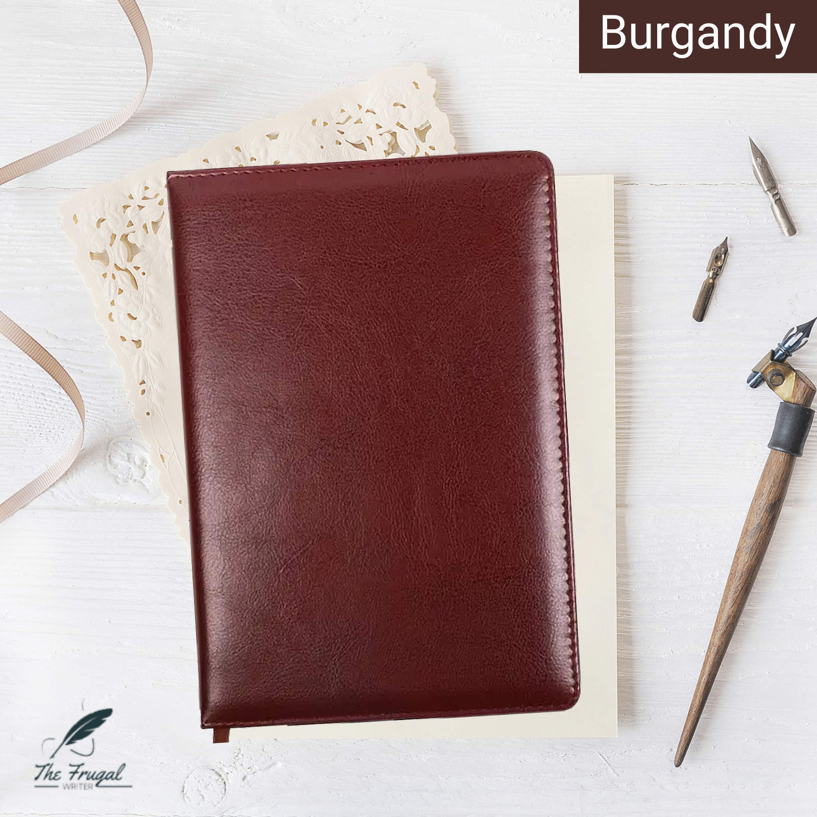 A5 Faux Leather Hardcover Journal 192pages - The Frugal Writer