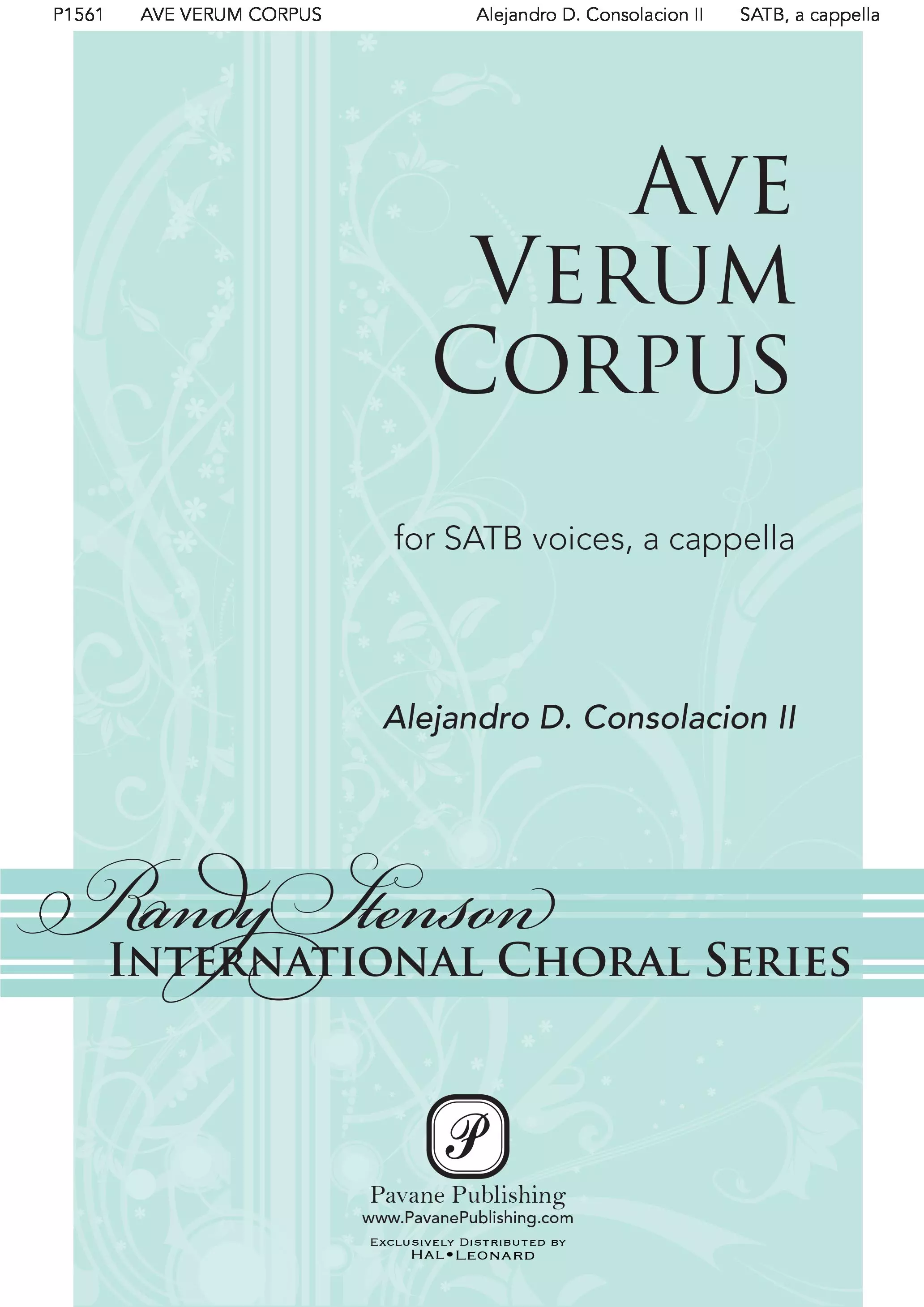 Ave Verum Corpus - SATB, divisi - Choral Score - Pavane Publishing