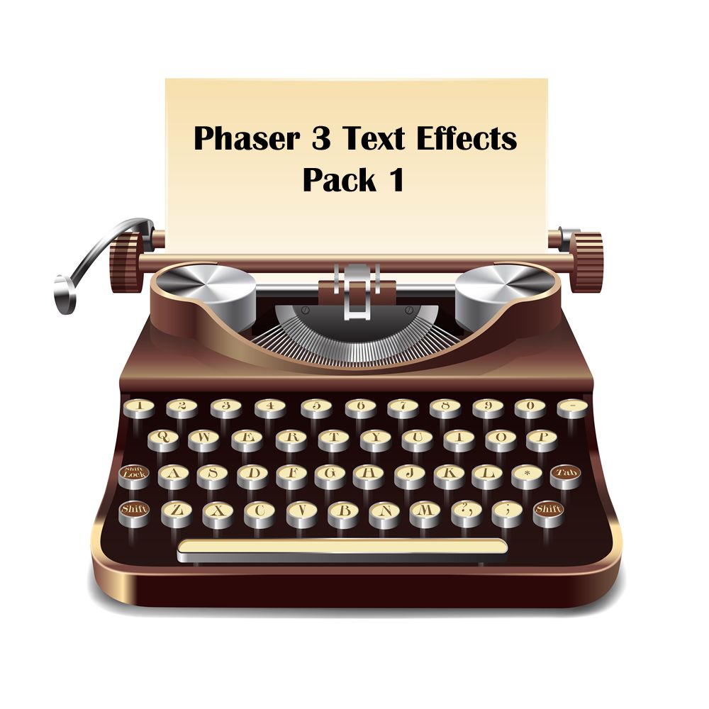 Text Effects Pack 1 - Phaser Games